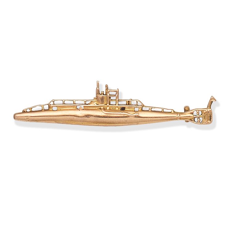 Bonhams : SUBMARINE BROOCH, CIRCA 1910