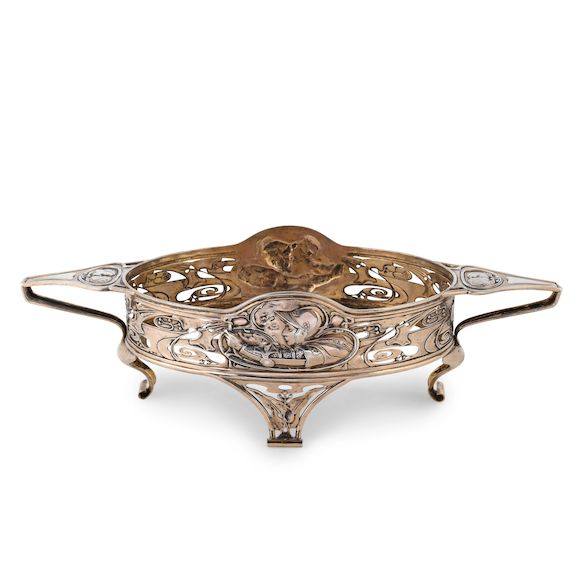 Bonhams : An Art Nouveau silver centrepiece Kate Harris for William ...