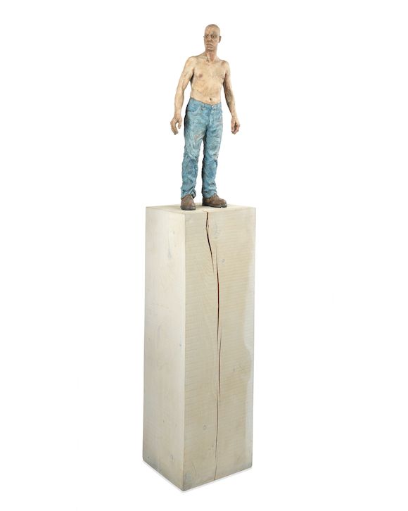 Bonhams : Sean Henry (British, born 1965) Standing Man 2 78cm (30 11 ...
