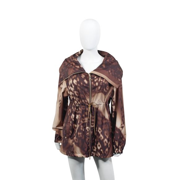 Bonhams : Leopard Print Rain Jacket, Prada, c. 2008,