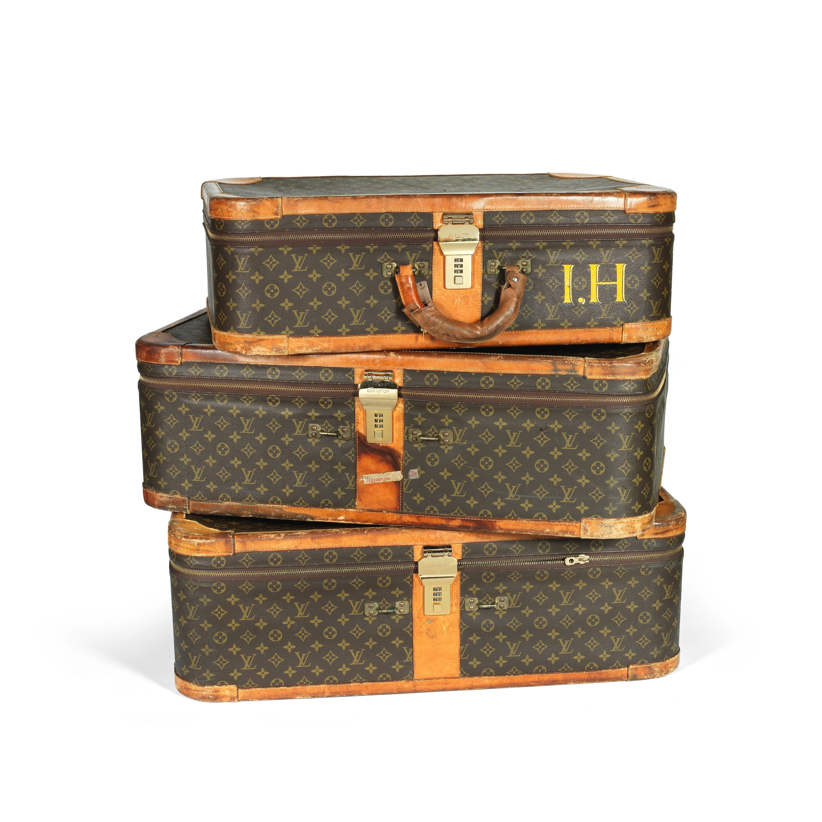 Bonhams : Set of Three Stratos Suitcases, Louis Vuitton, 1980s,