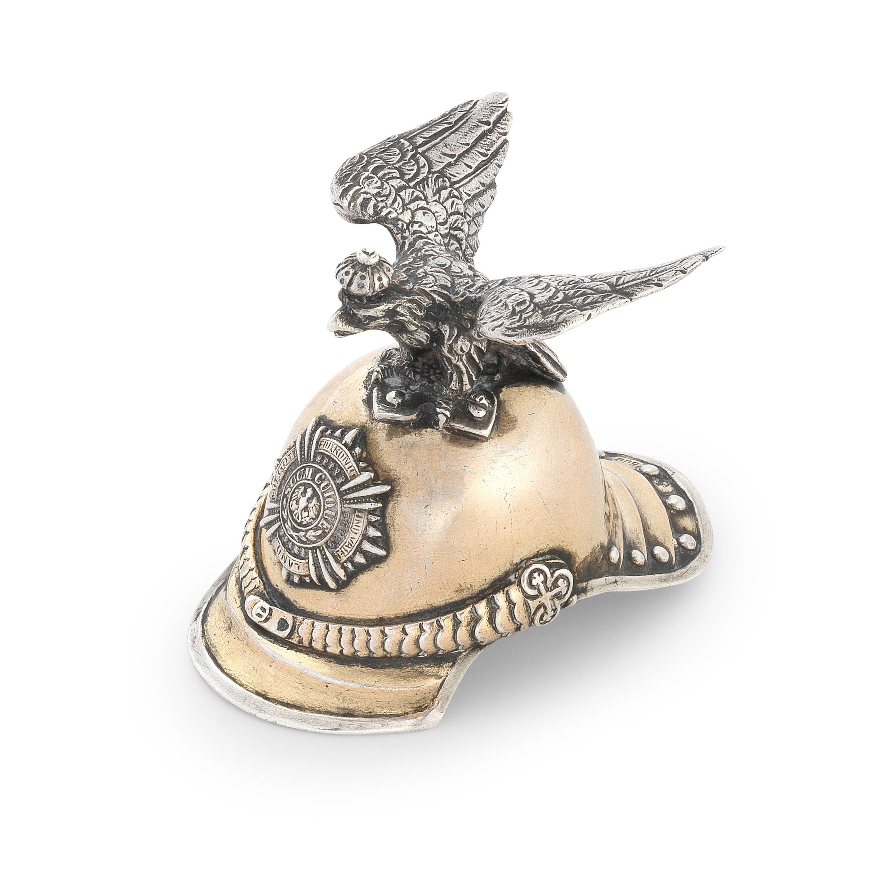 Bonhams : A German novelty silver schnapps / vodka cup stamped WILM ...