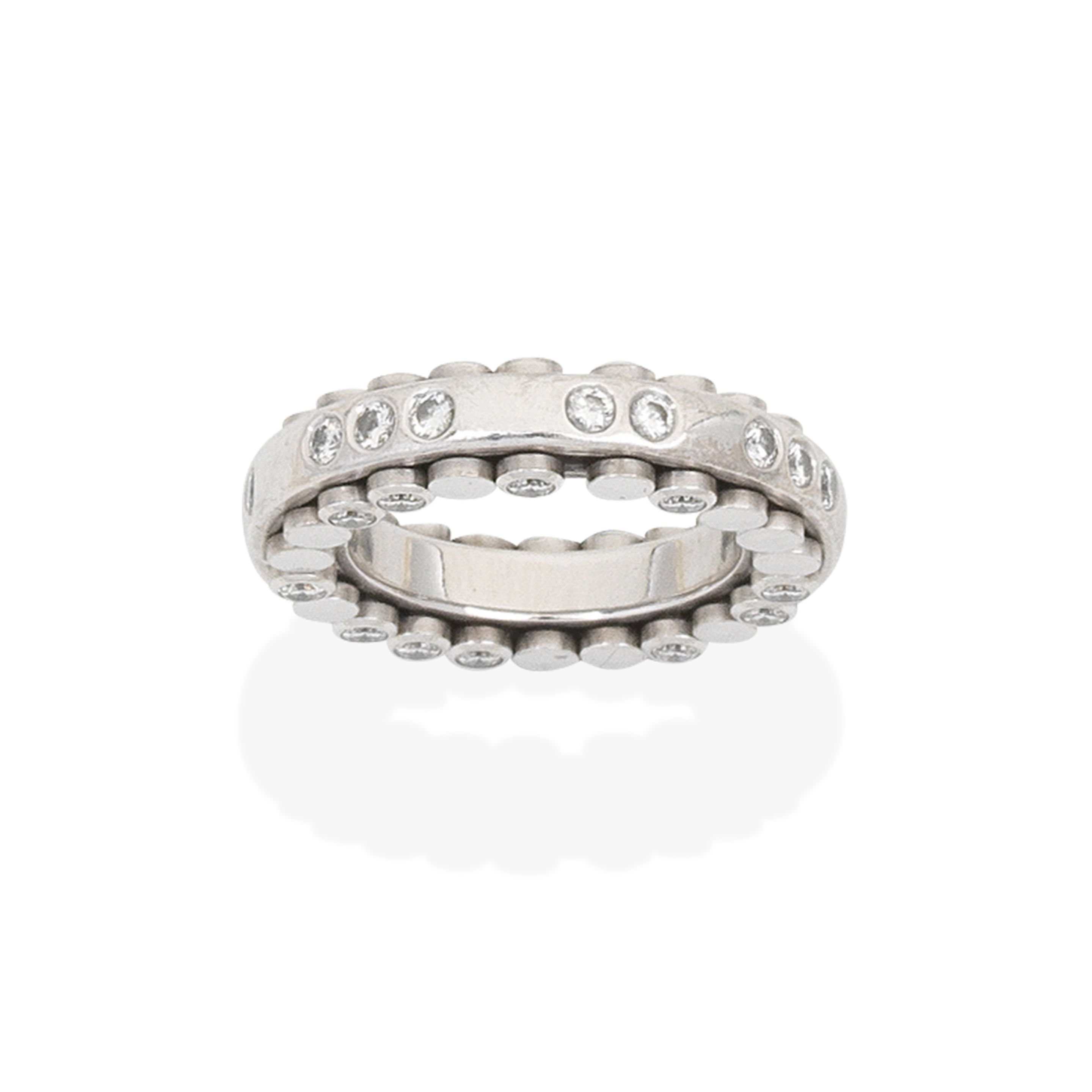 Bonhams : BUCHERER DIAMOND-SET 'DIZZLER' RING