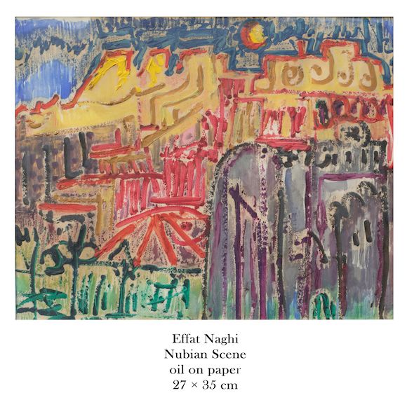 Bonhams : Effat Naghi (Egypt, 1905-1994) Landscape