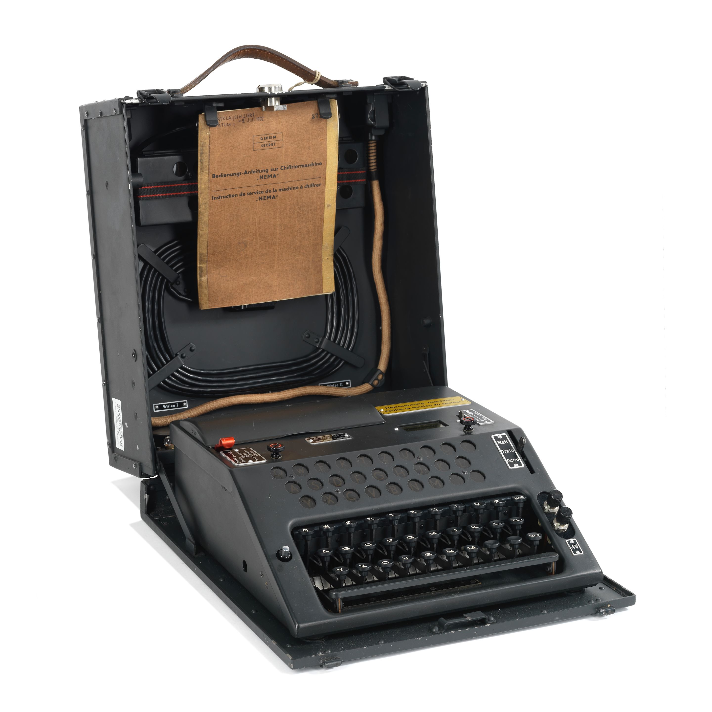 Bonhams : A NEMA TD 459 Cipher Machine, Swiss, third quarter of the ...