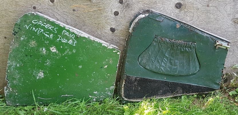 Bonhams Cars : A pair of coachbuilt car doors, ((2))