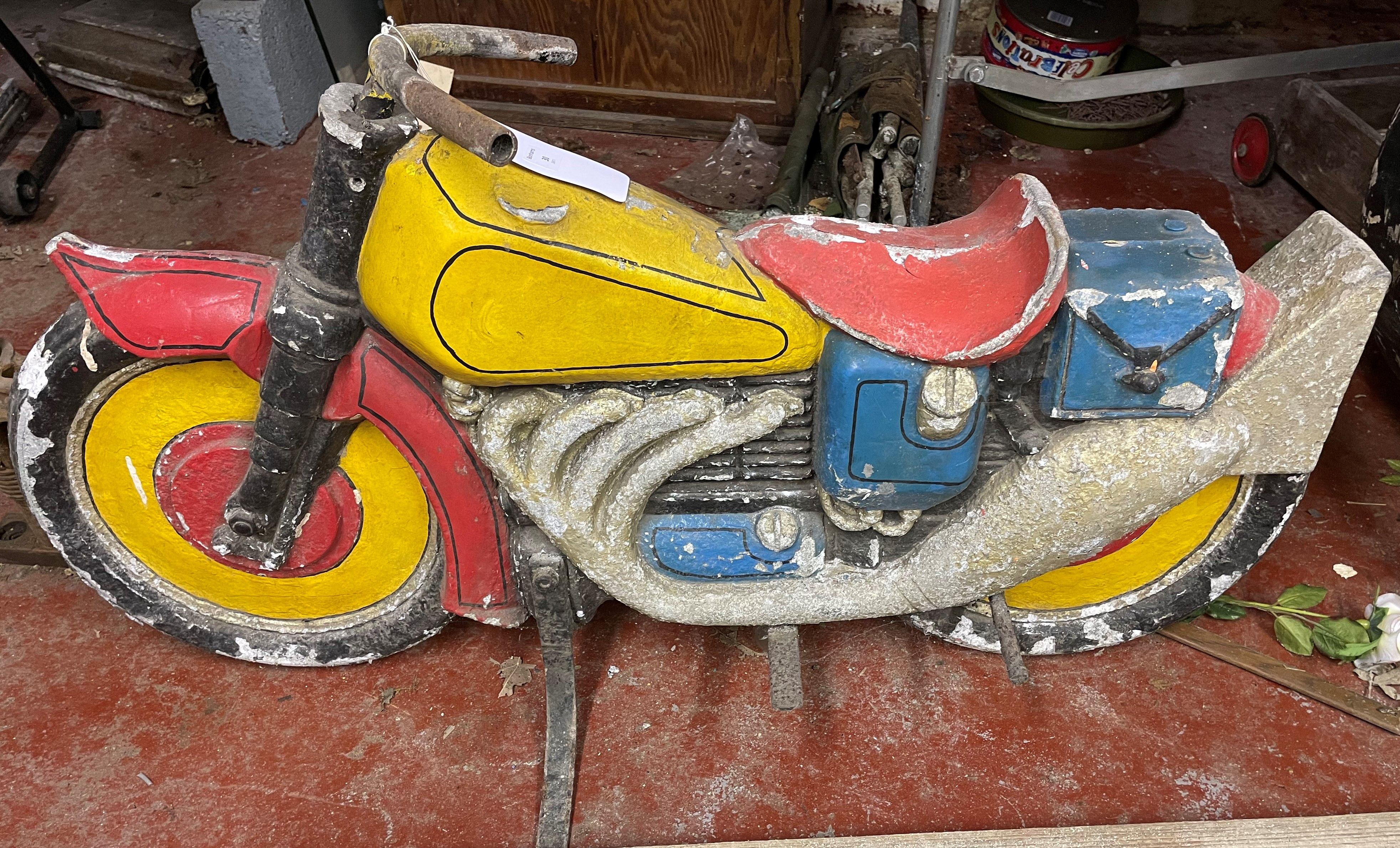Bonhams Cars : A fairground motorcycle,