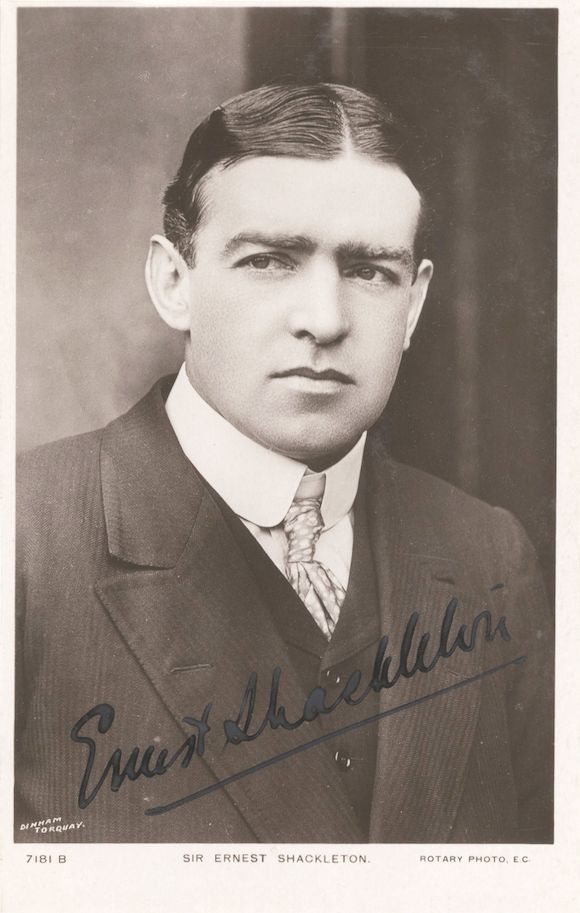 Bonhams : SHACKLETON (ERNEST HENRY) Photographic postcard portrait of ...