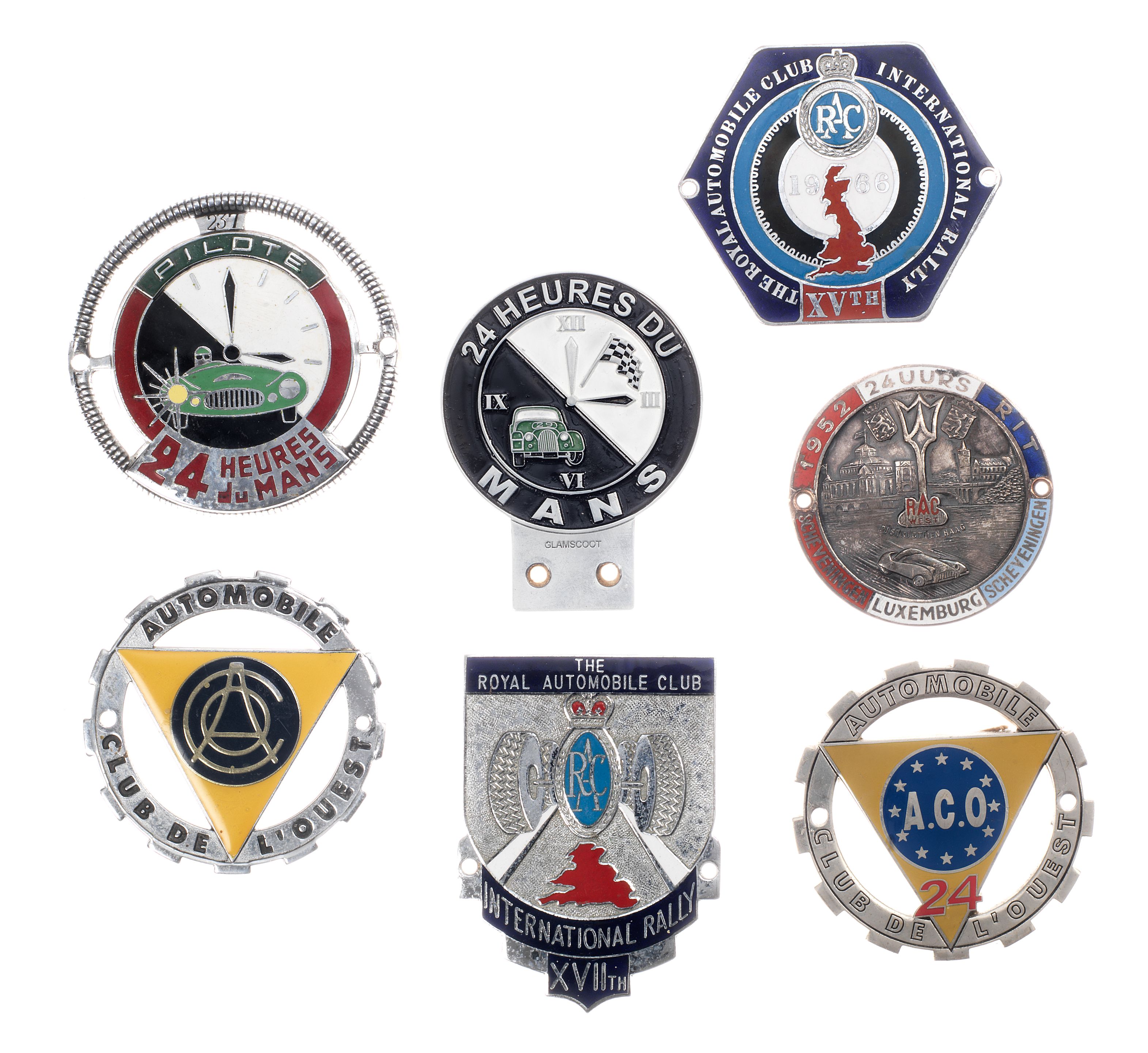 Bonhams Cars : Seven racing and rallying car badges including Le Mans ...