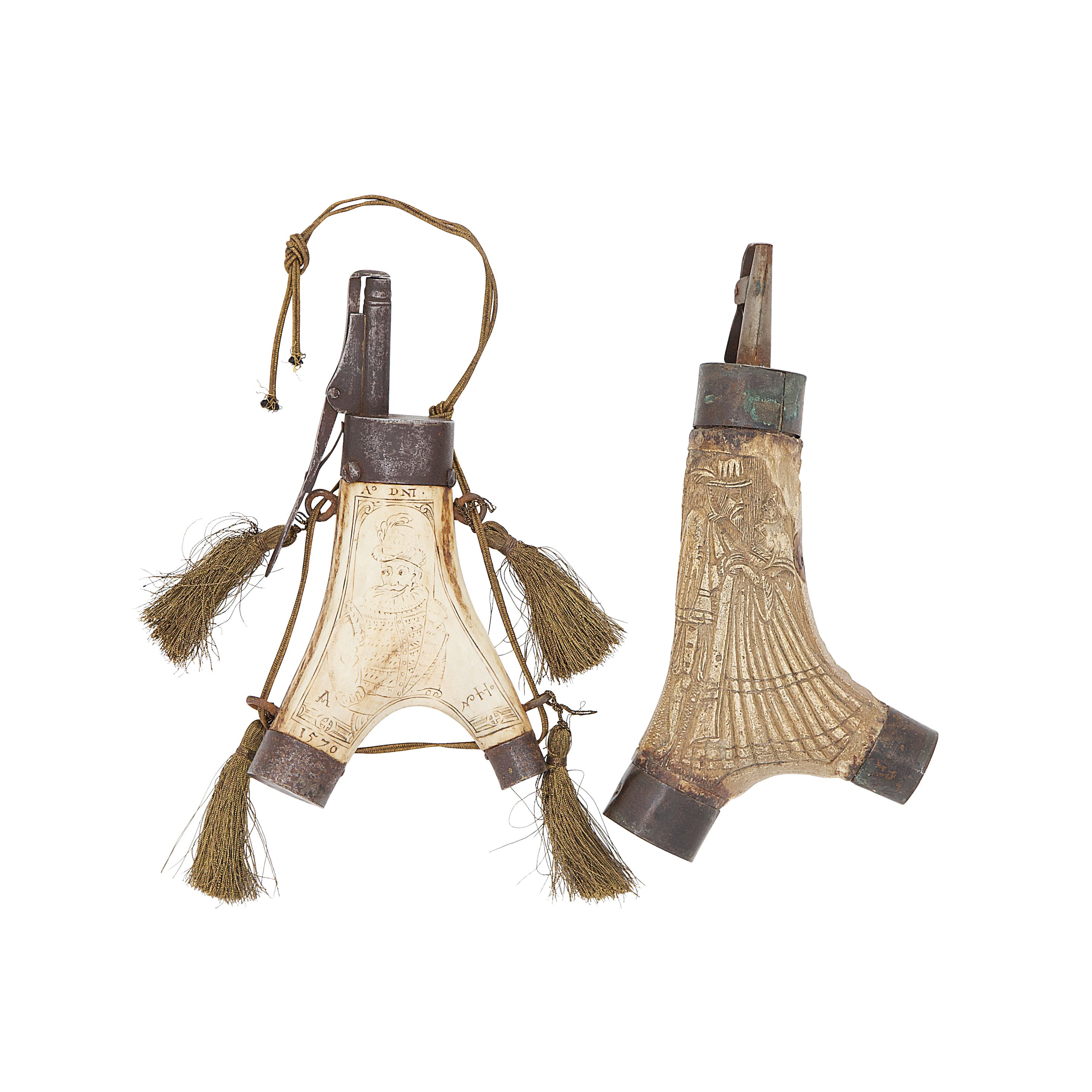 Bonhams : Two German Powder-Flasks (2)