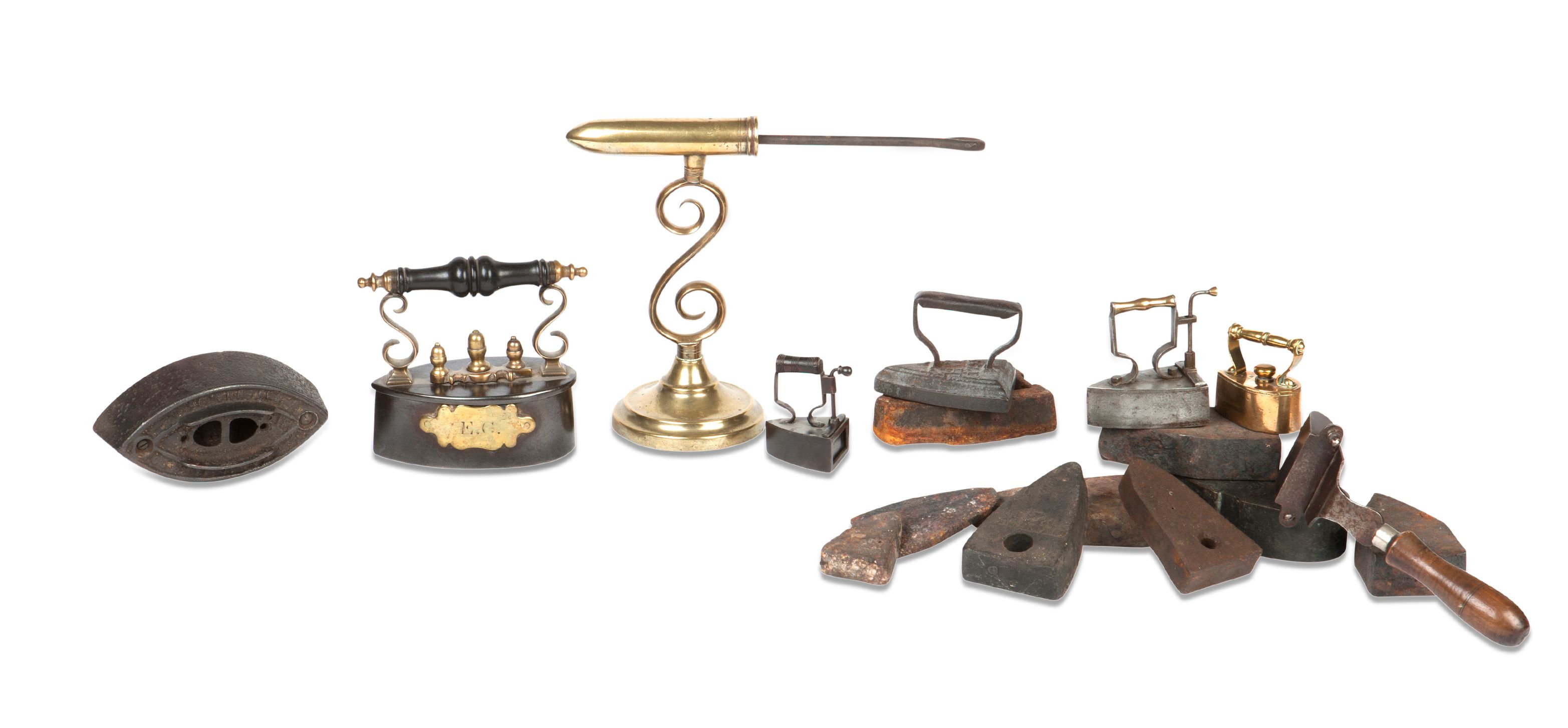 Bonhams : A mid 19th century Scottish Box or Slug Iron (Qty)