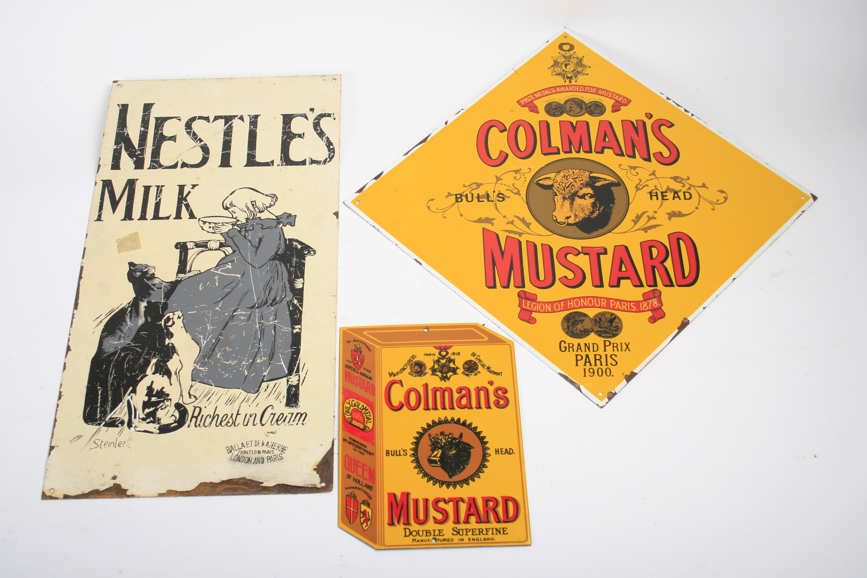 Bonhams Cars Assorted Signs Qty