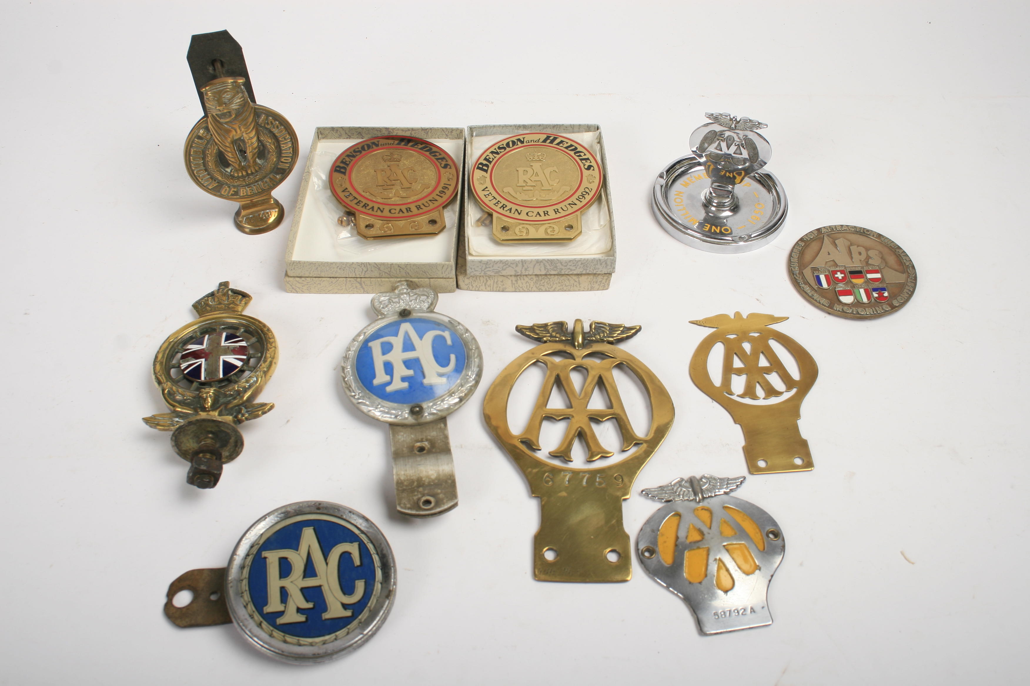 Bonhams Cars Assorted Car Badges Qty