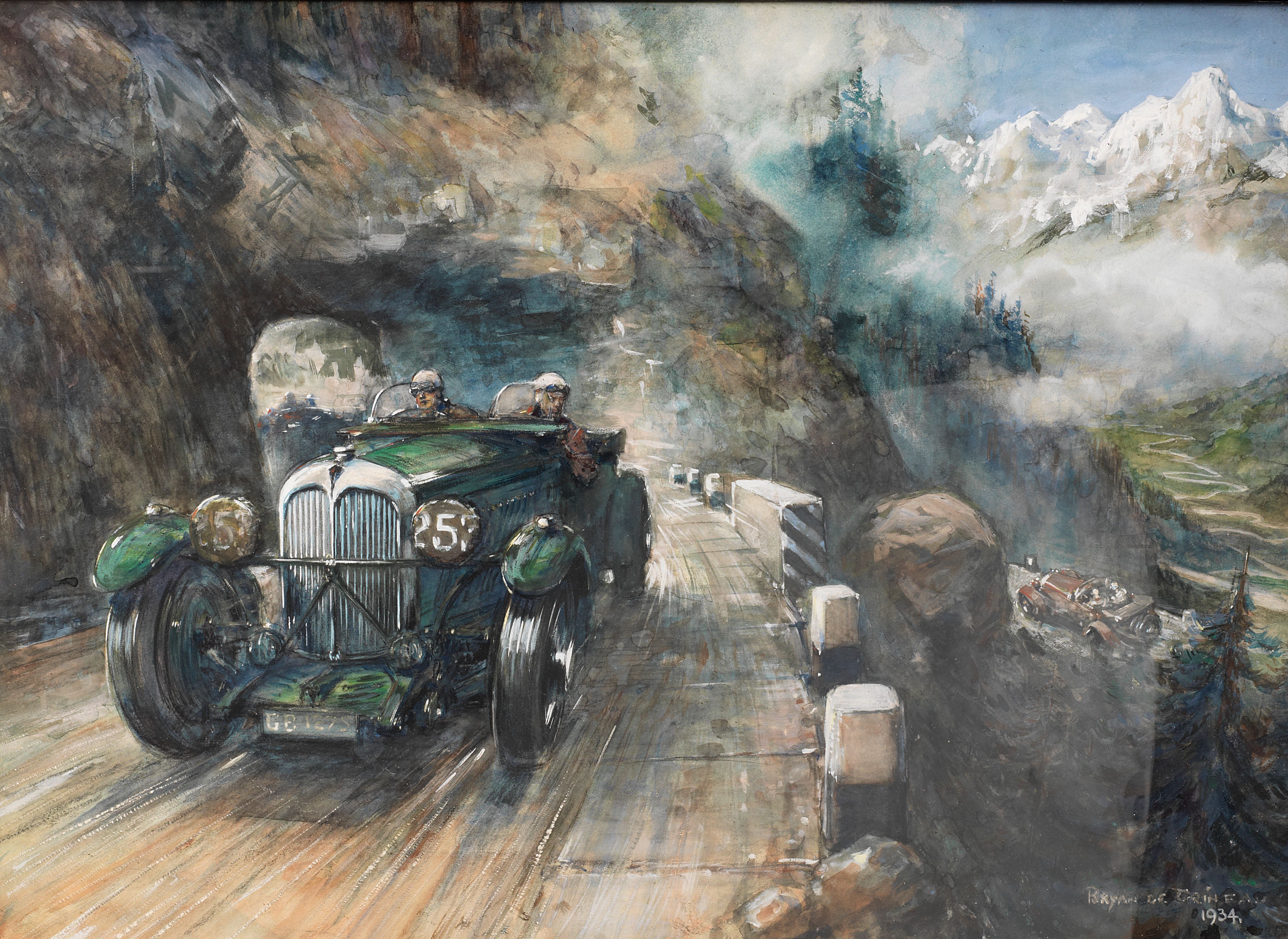 Bonhams Cars : Bryan de Grineau (1883-1957), 'Alpine Trials Rally',