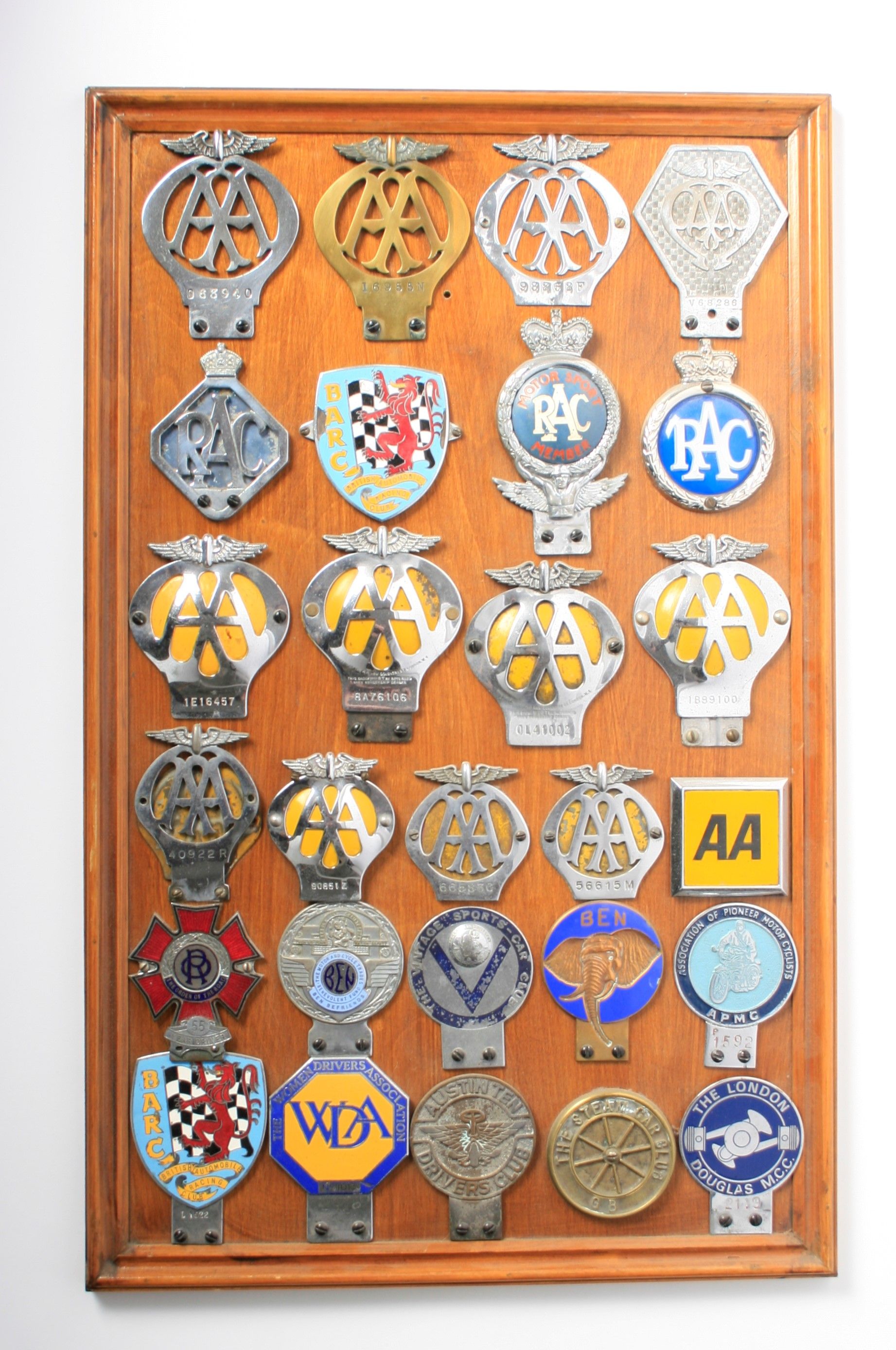 Bonhams Cars : Assorted Motoring badges,