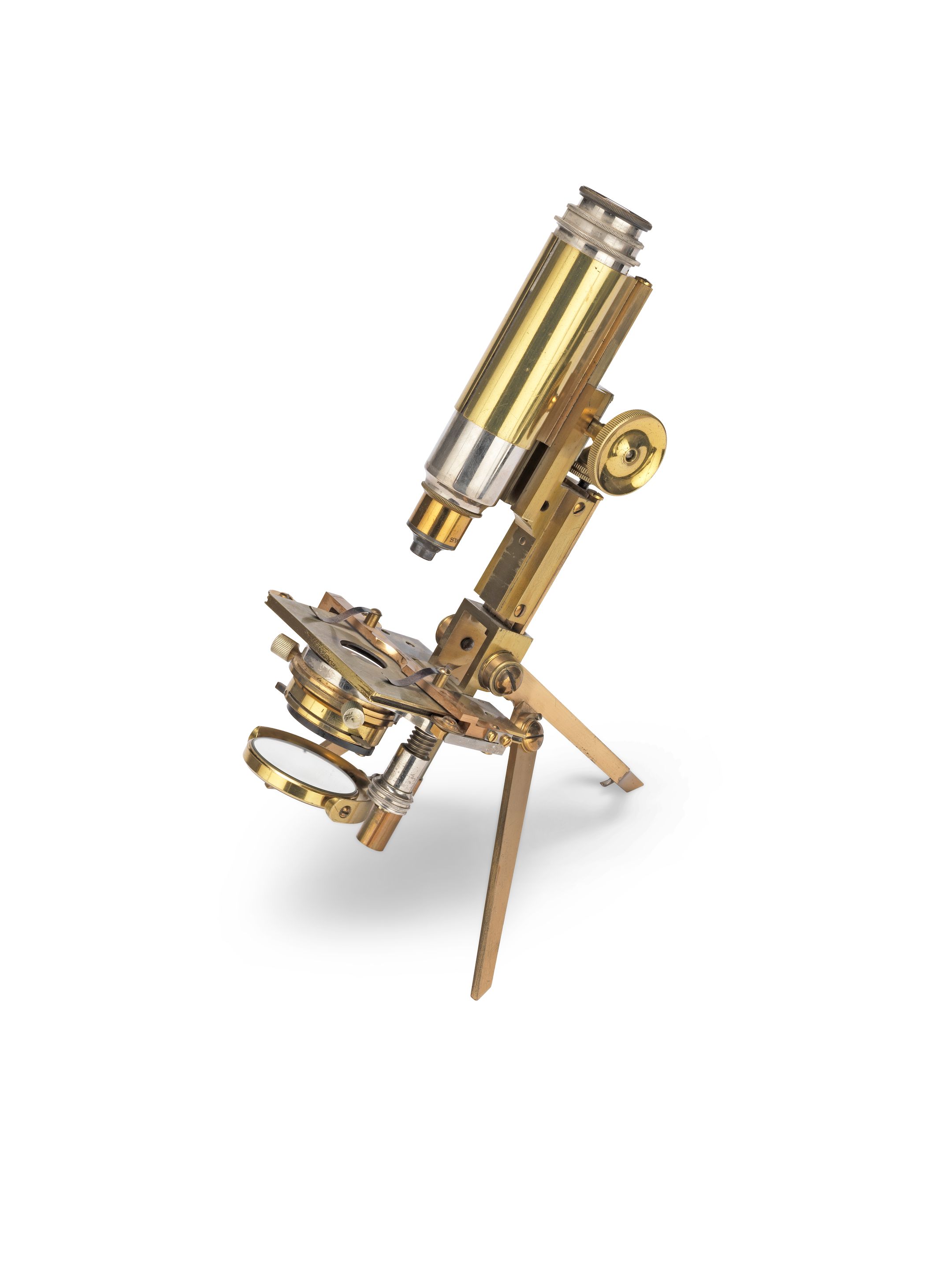 Bonhams : A J.S. Swift & Son Folding Compound Monocular Microscope ...