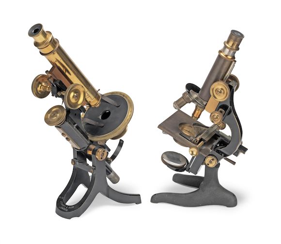 Bonhams : Two Compound Monocular Microscopes, early 20th century, (2)