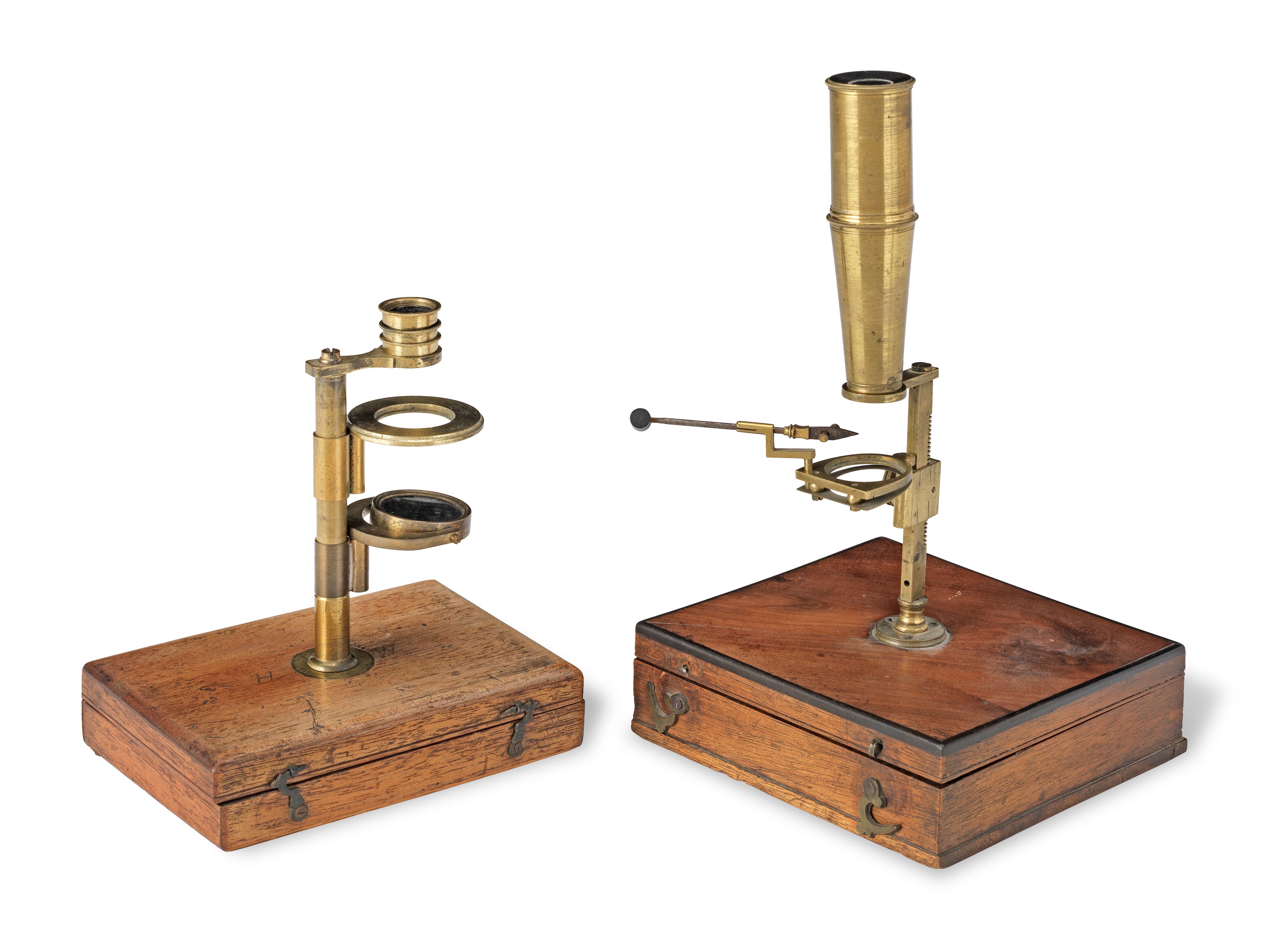 Bonhams : Two Pocket Microscopes, English, early 19th century, (2)