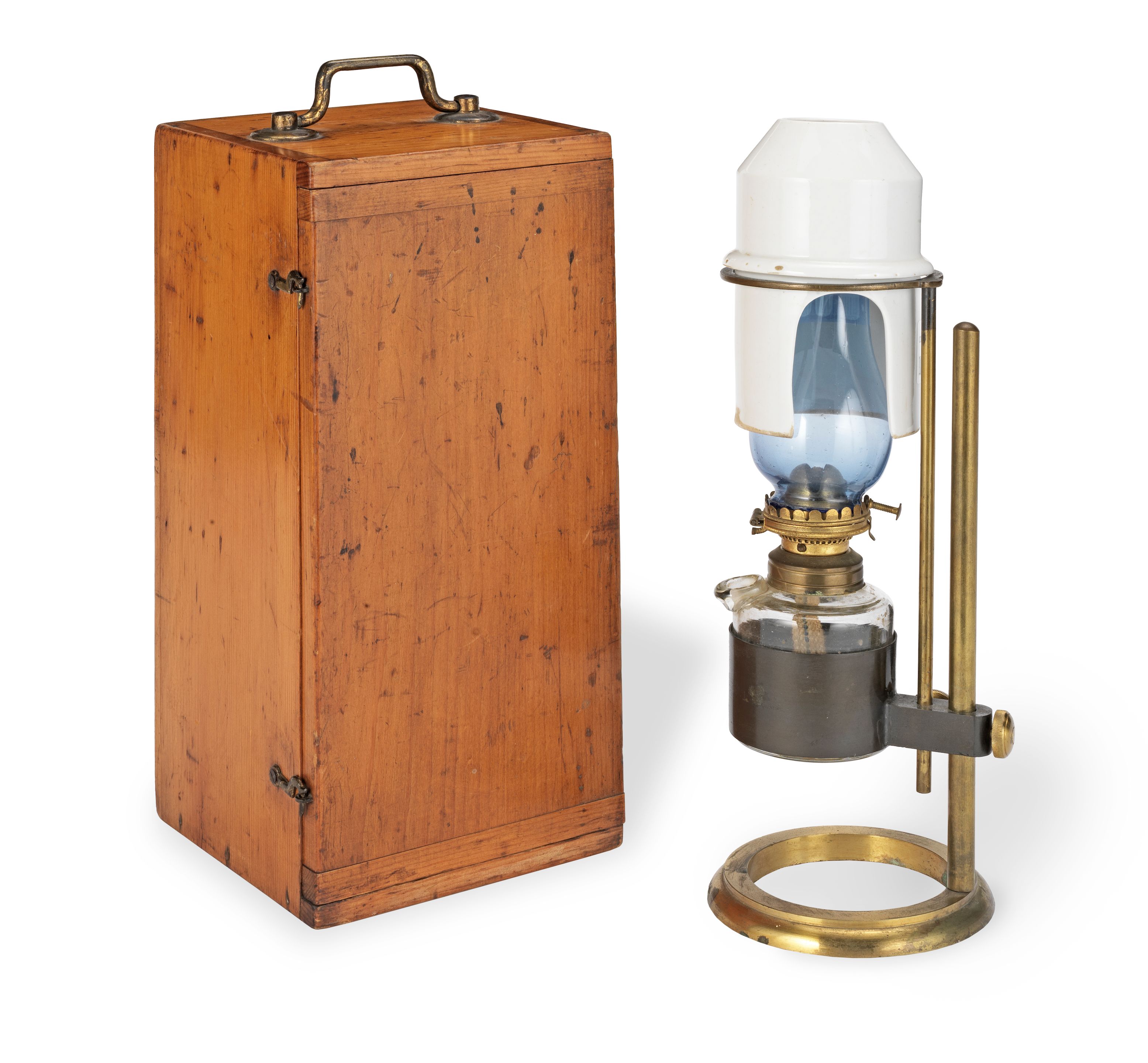 Bonhams : A Microscope Bench Lamp, English, circa 1880,