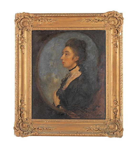 Bonhams : Manner of Thomas Gainsborough, R.A., 19th Century Portrait of ...