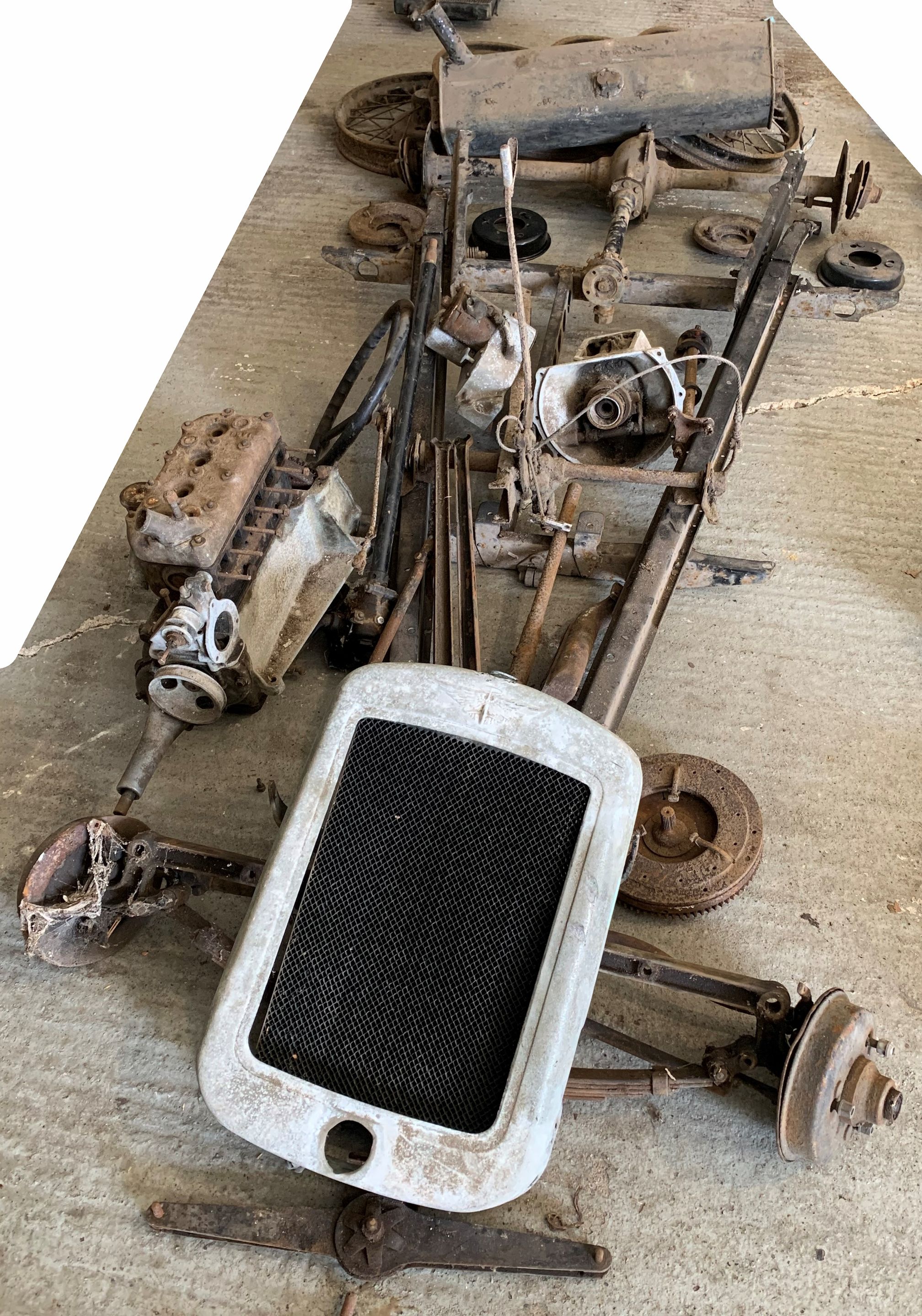 Bonhams Cars : A vintage Austin 7 kit of parts, Chassis no. 137540 ...