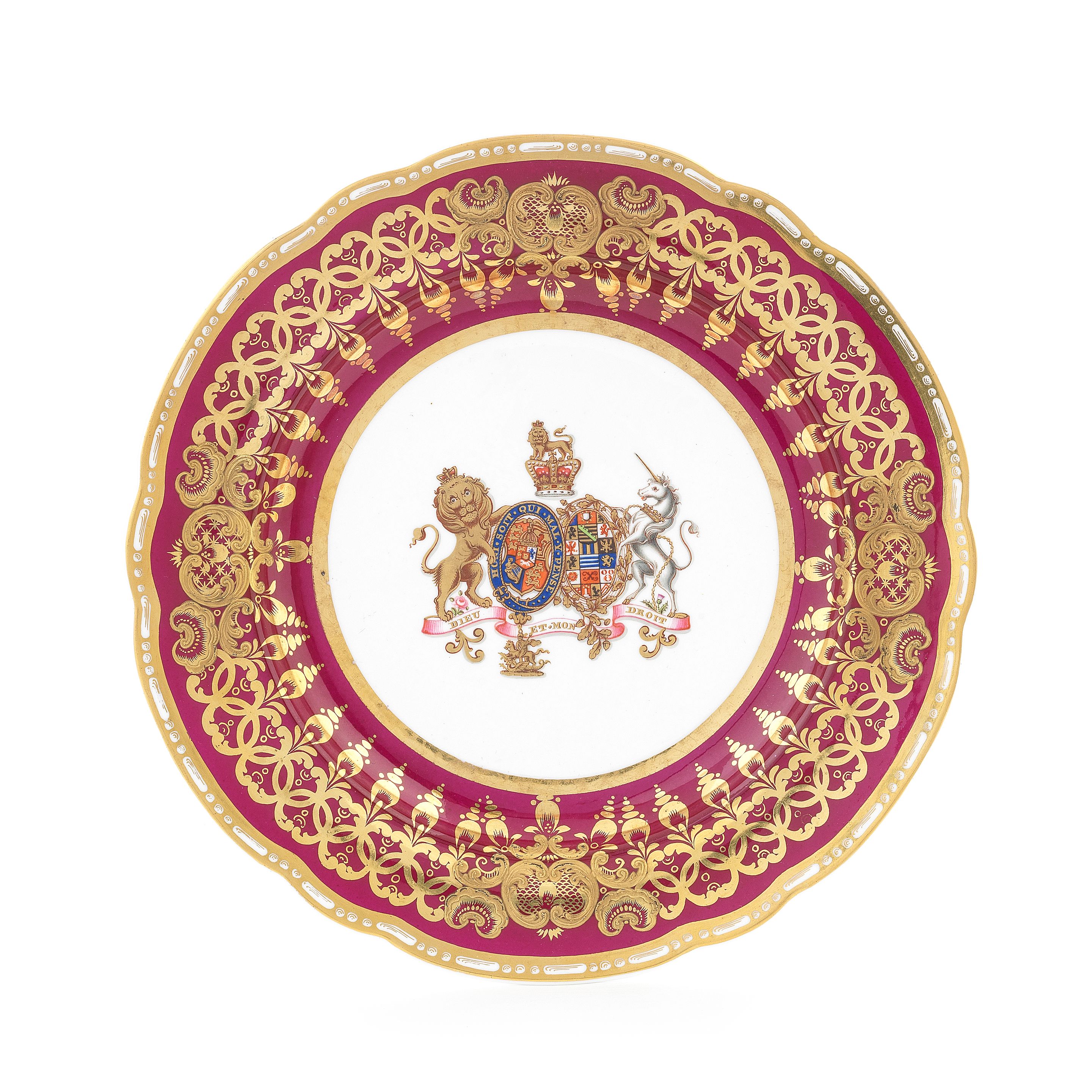 Bonhams : A Spode Royal specimen plate, circa 1830-37