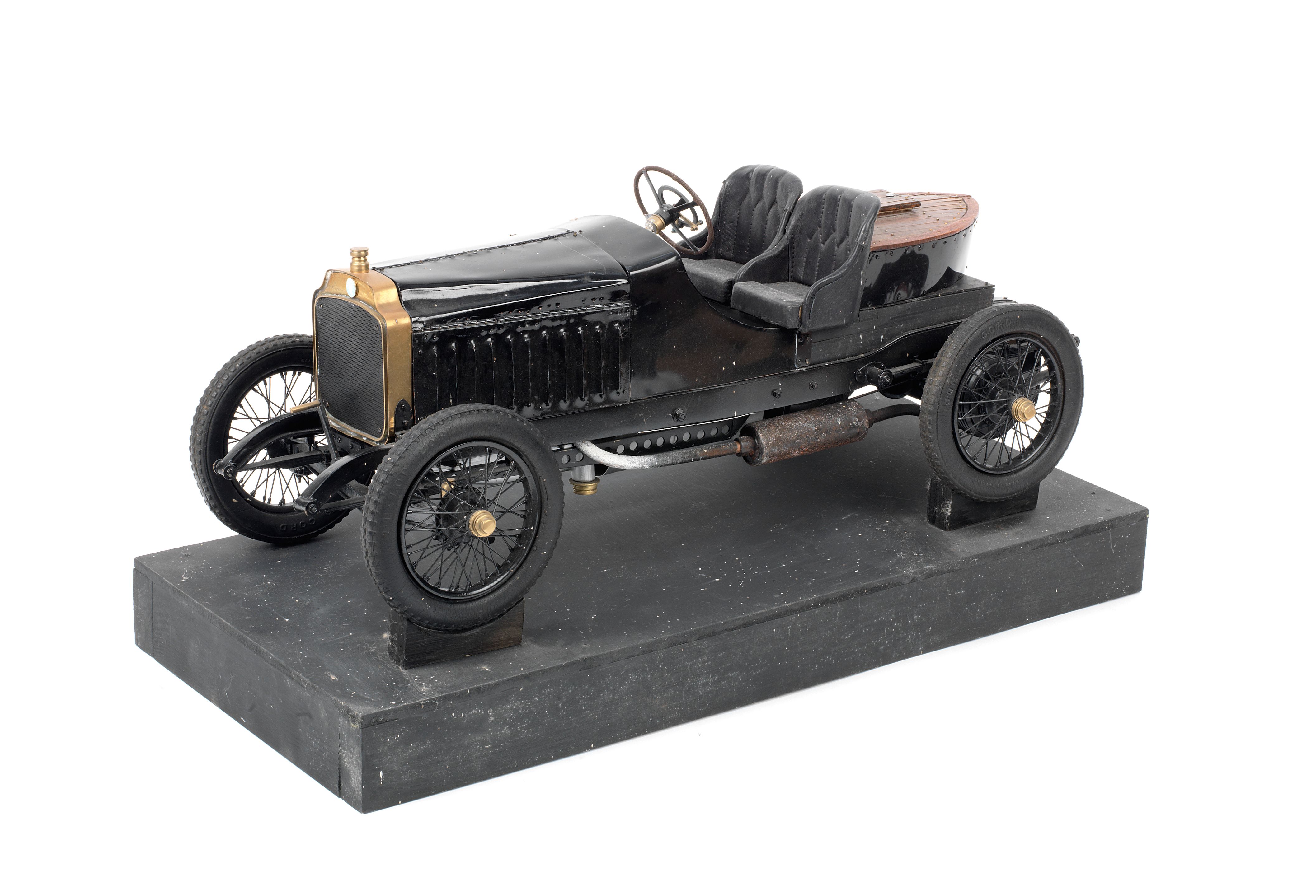 Bonhams Cars : A 1:8 scale model of a 1914 Vauxhall A/D Type,