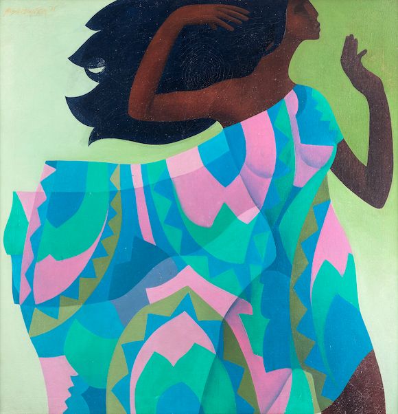 Bonhams : Bashir Mirza (Pakistani, 1941-2000) Lonely Girl