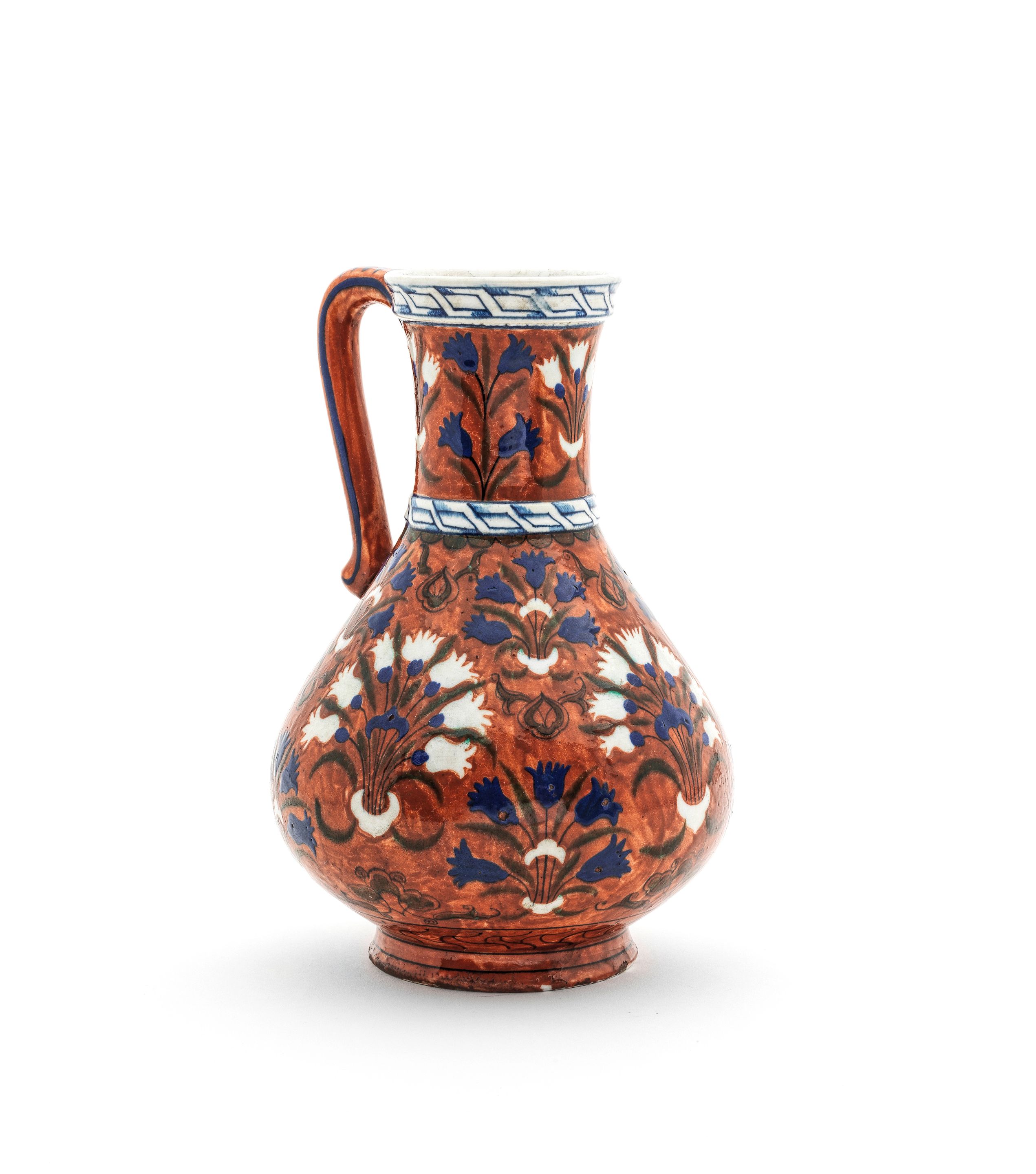 Bonhams : A Samson Iznik style porcelain jug France, 19th Century