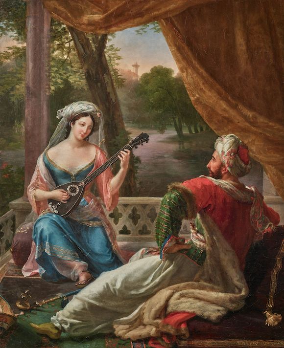 Bonhams : Alexandre Marie Colin (French, 1798-1875) The Sultan
