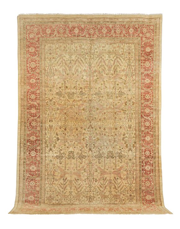 Bonhams : A modern Agra carpet 446cm x 304cm