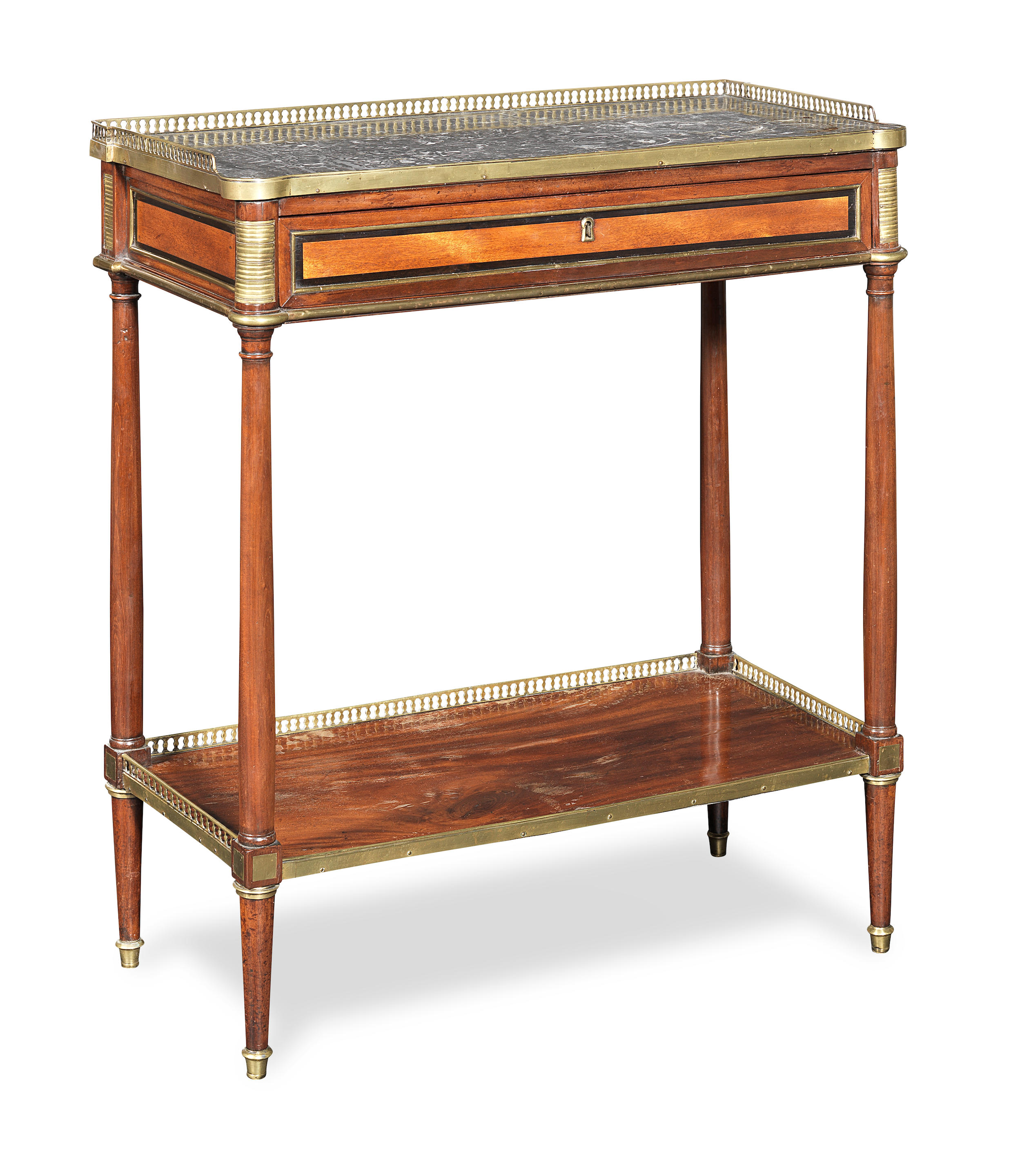Bonhams A Small French 19th Century Brass Mounted Mahogany Console