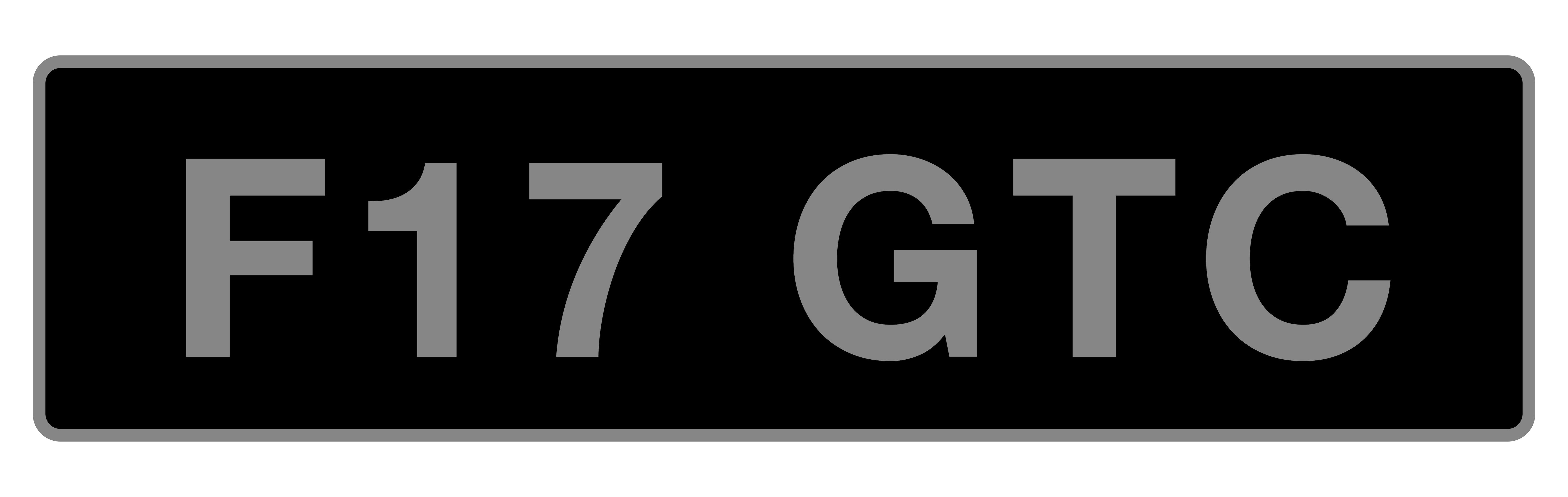 Bonhams Cars : UK Vehicle Registration Number 'F17 GTC'