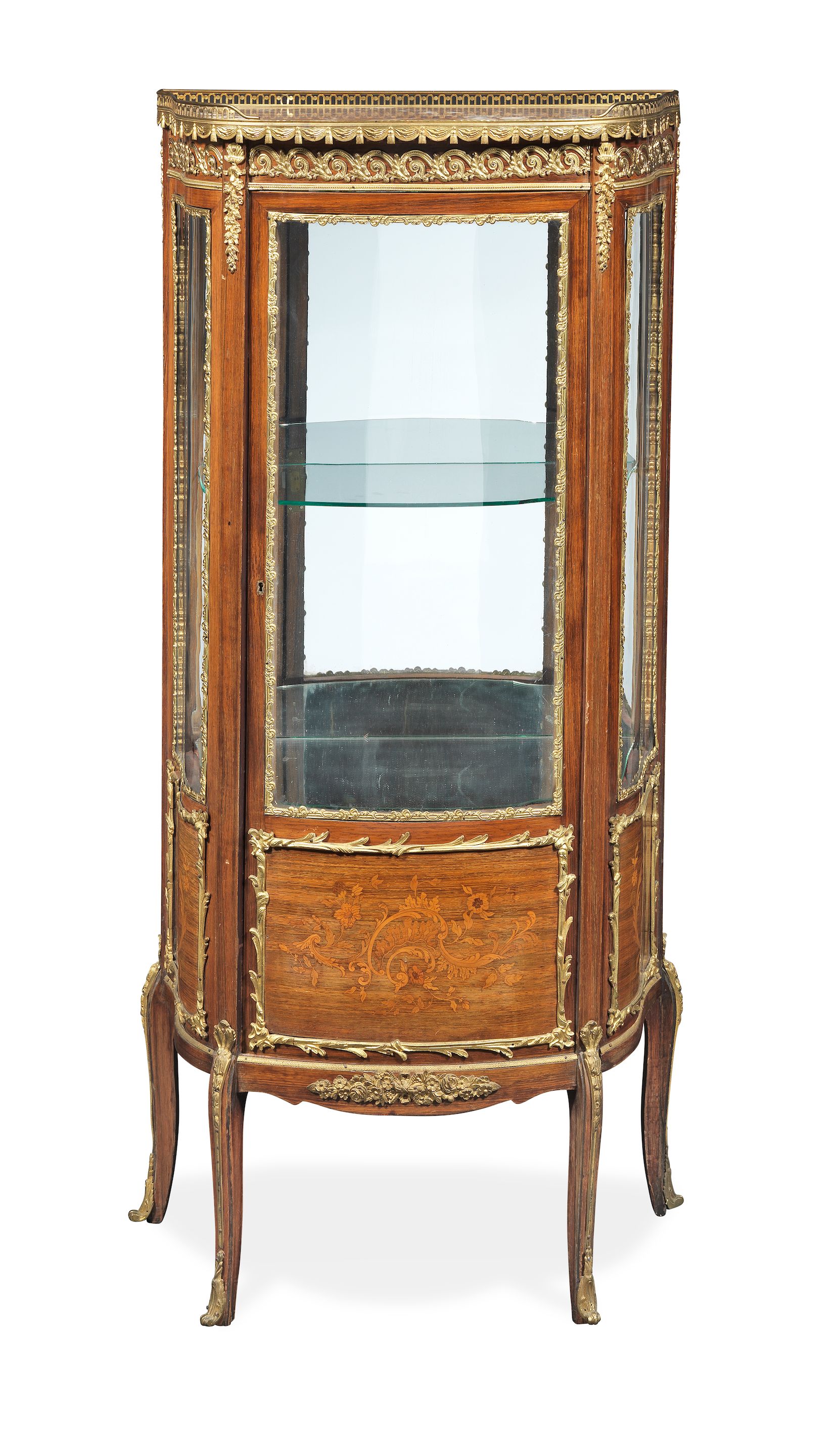 Bonhams : A small French early 20th century gilt bronze mounted ...