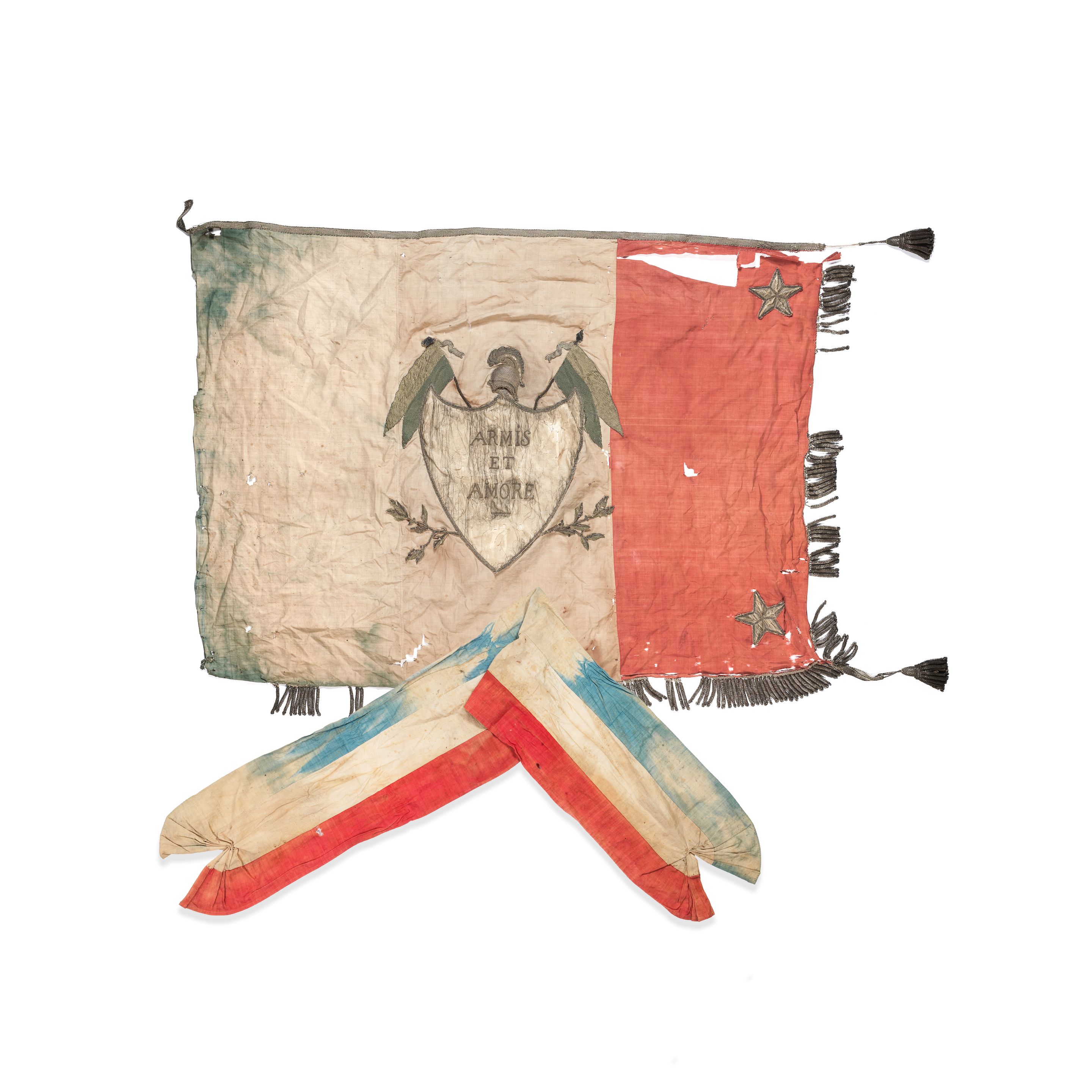 Bonhams : The 'tricolore' flag covering Napoleon's coffin during the ...