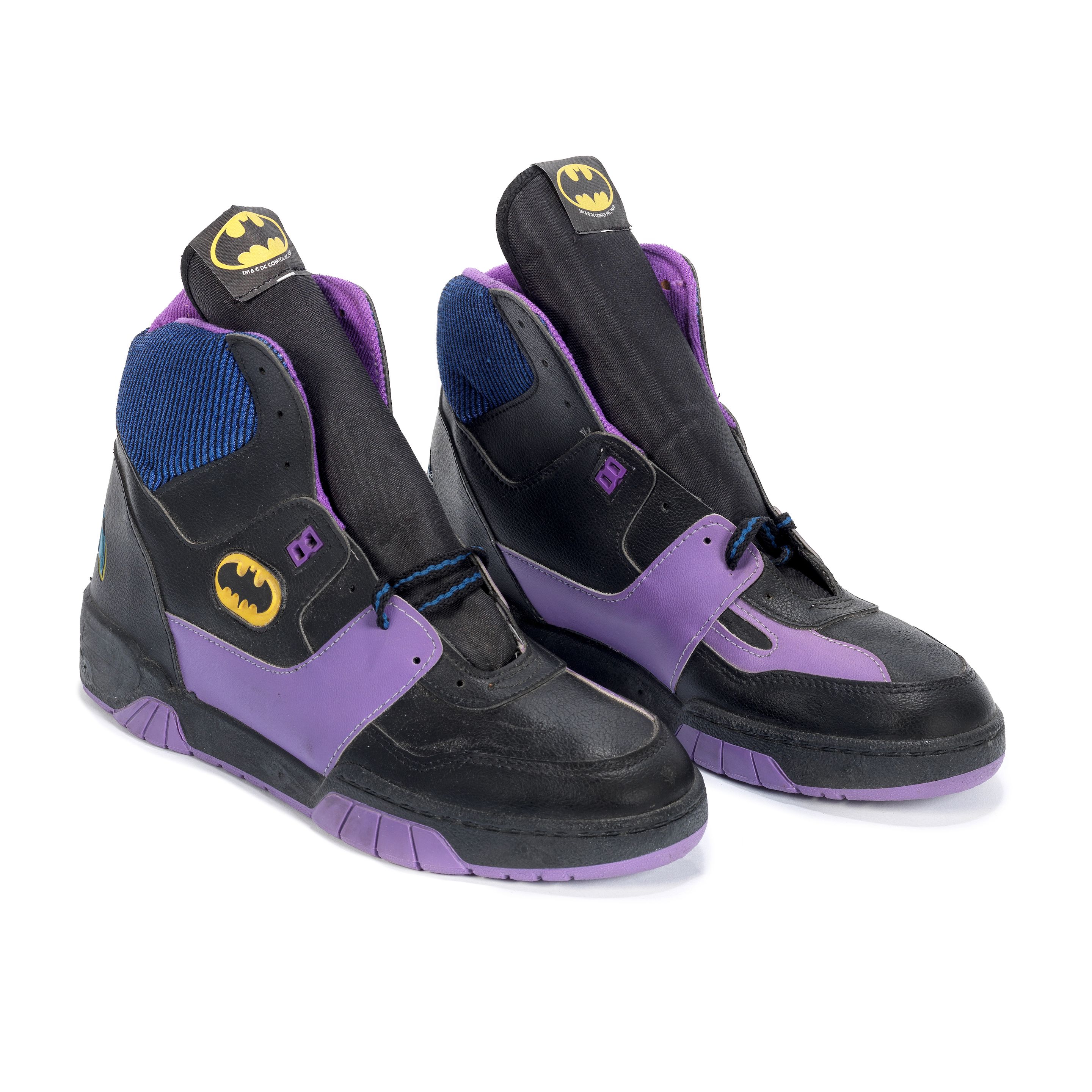 Bonhams : A RARE PAIR OF BATMAN SNEAKERS, 1989