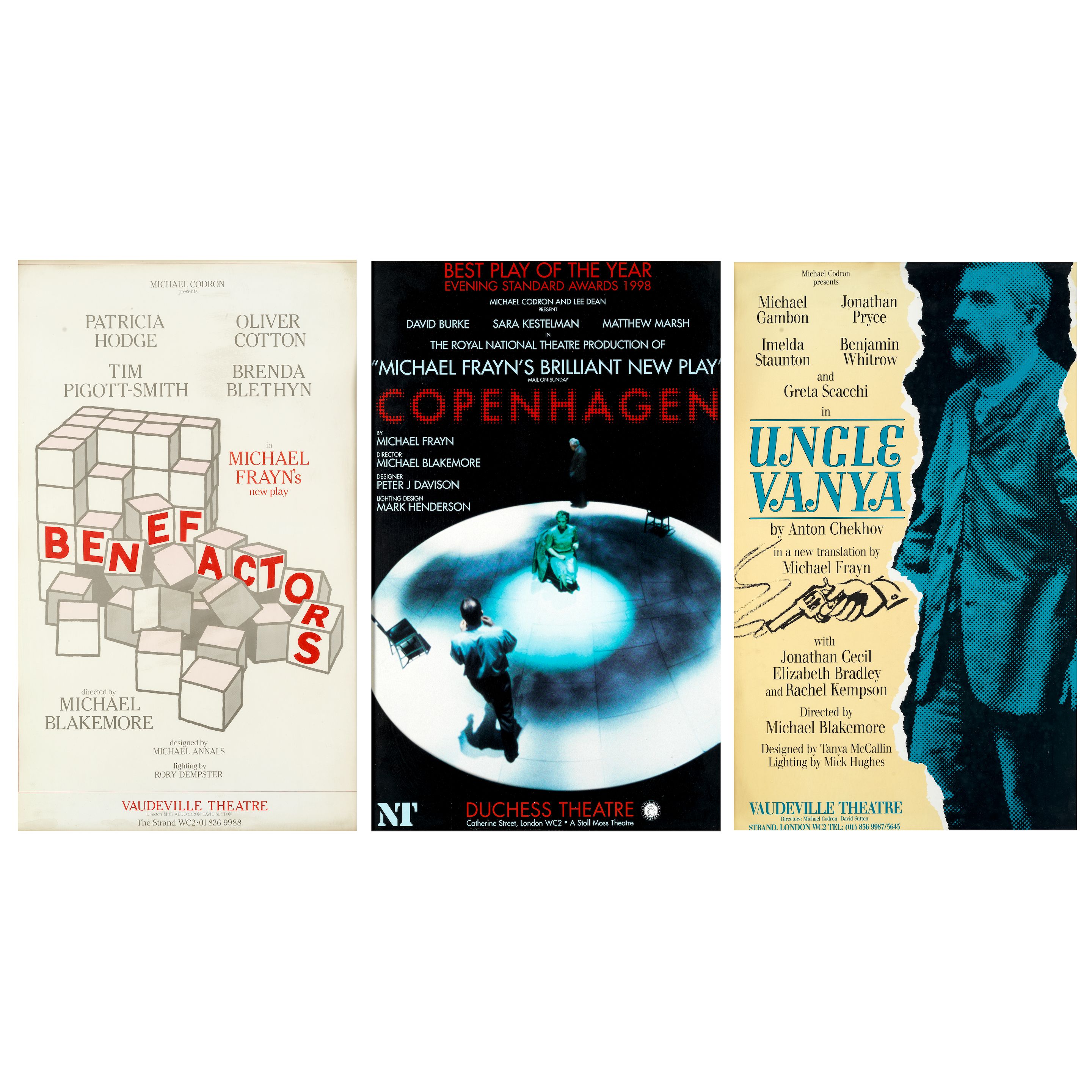 Bonhams : Michael Frayn / Michael Blakemore A Group of Theatre Posters ...