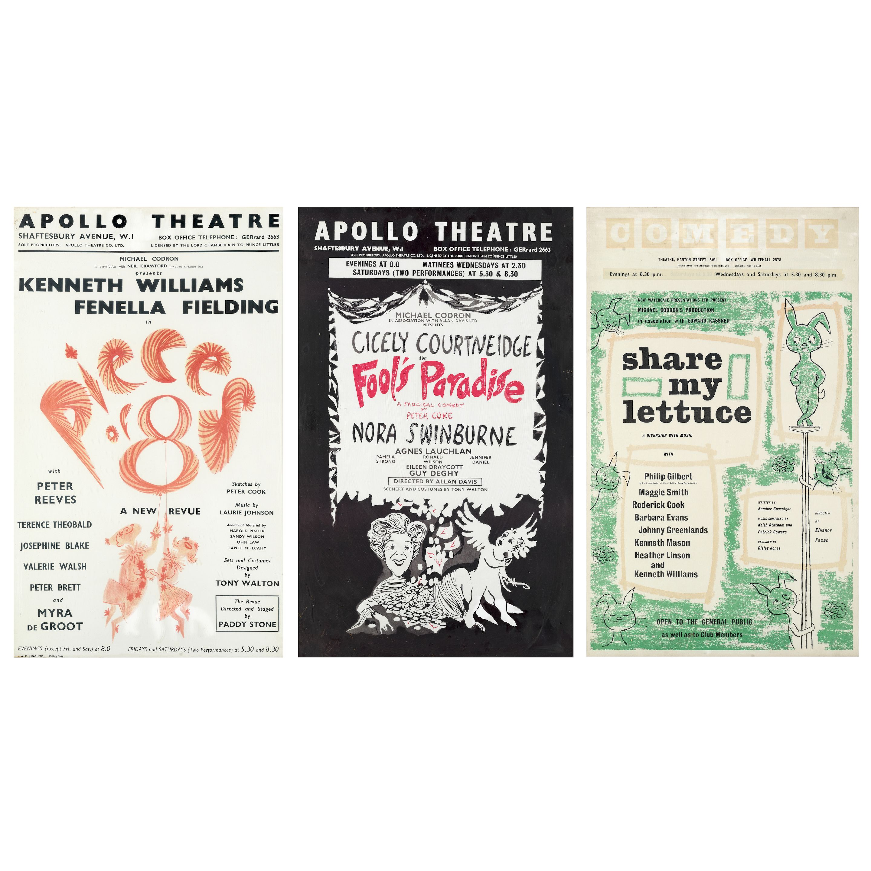Bonhams : Sir Michael Codron A Group of Theatre Posters for Sir Michael ...