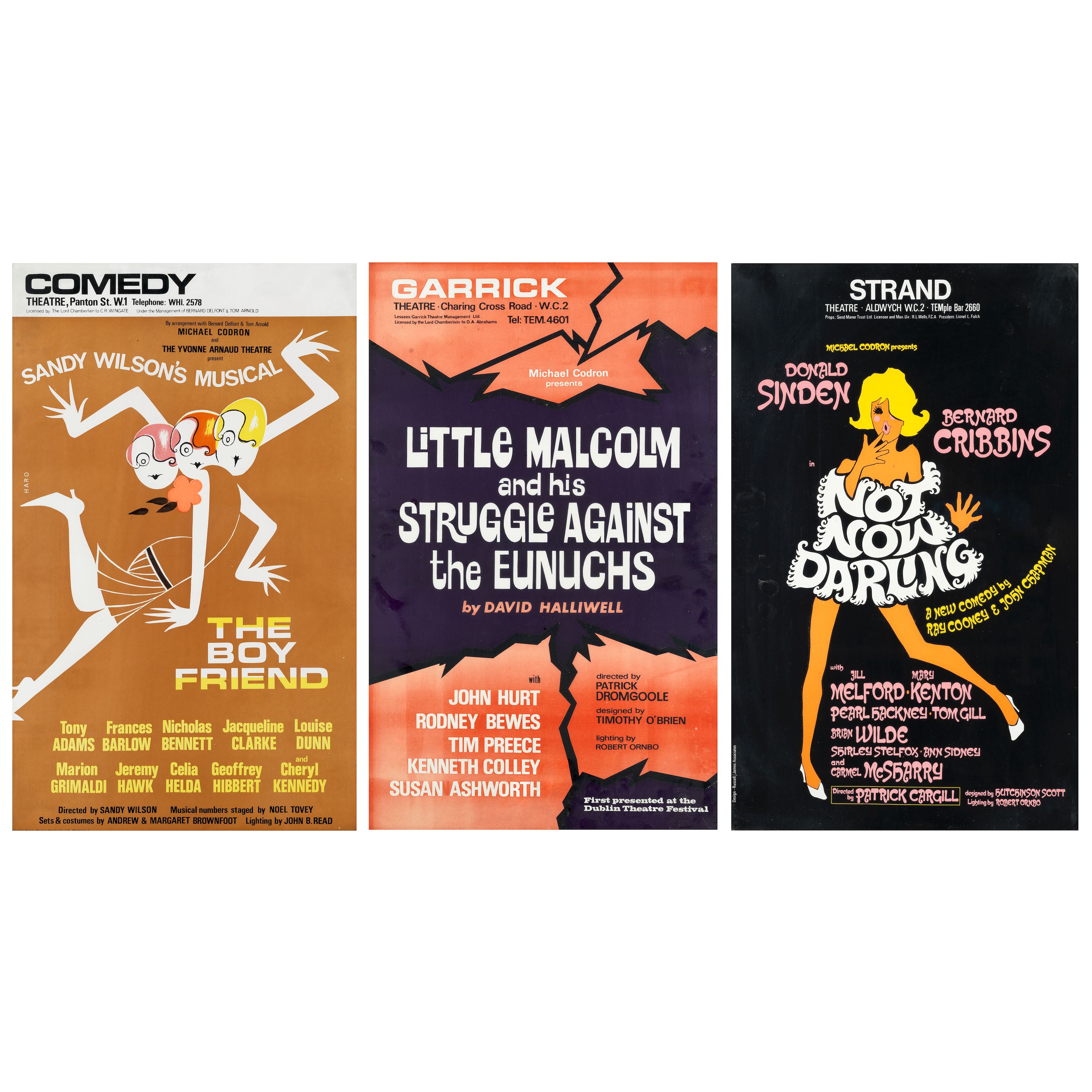 Sir Michael Codron: A Group of Theatre Posters for Sir Michael Codron ...