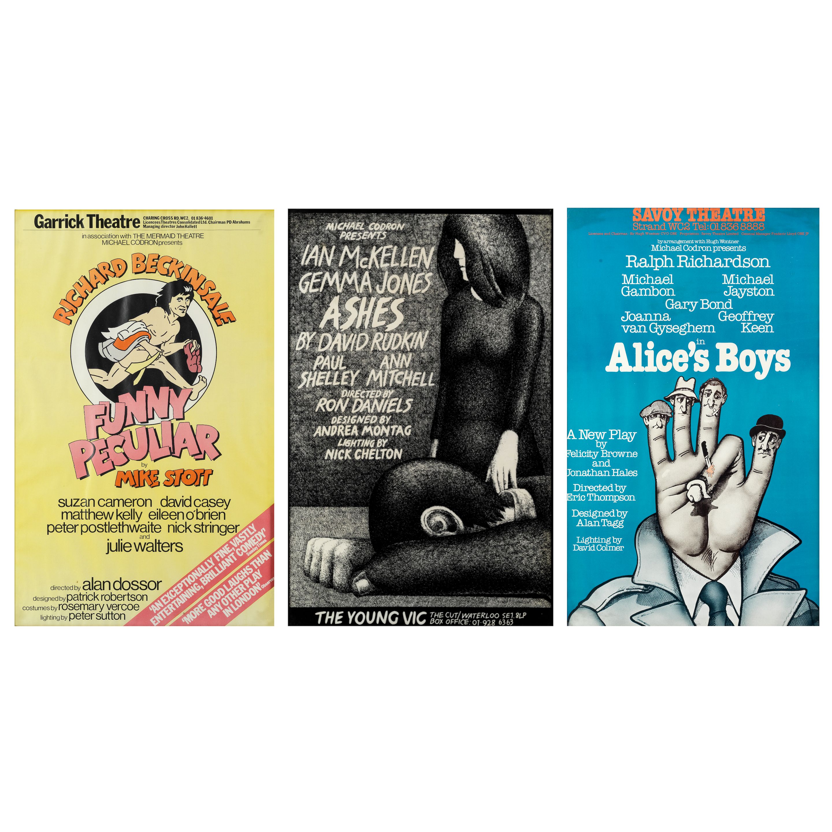 Sir Michael Codron: A Group of Theatre Posters for Sir Michael Codron ...