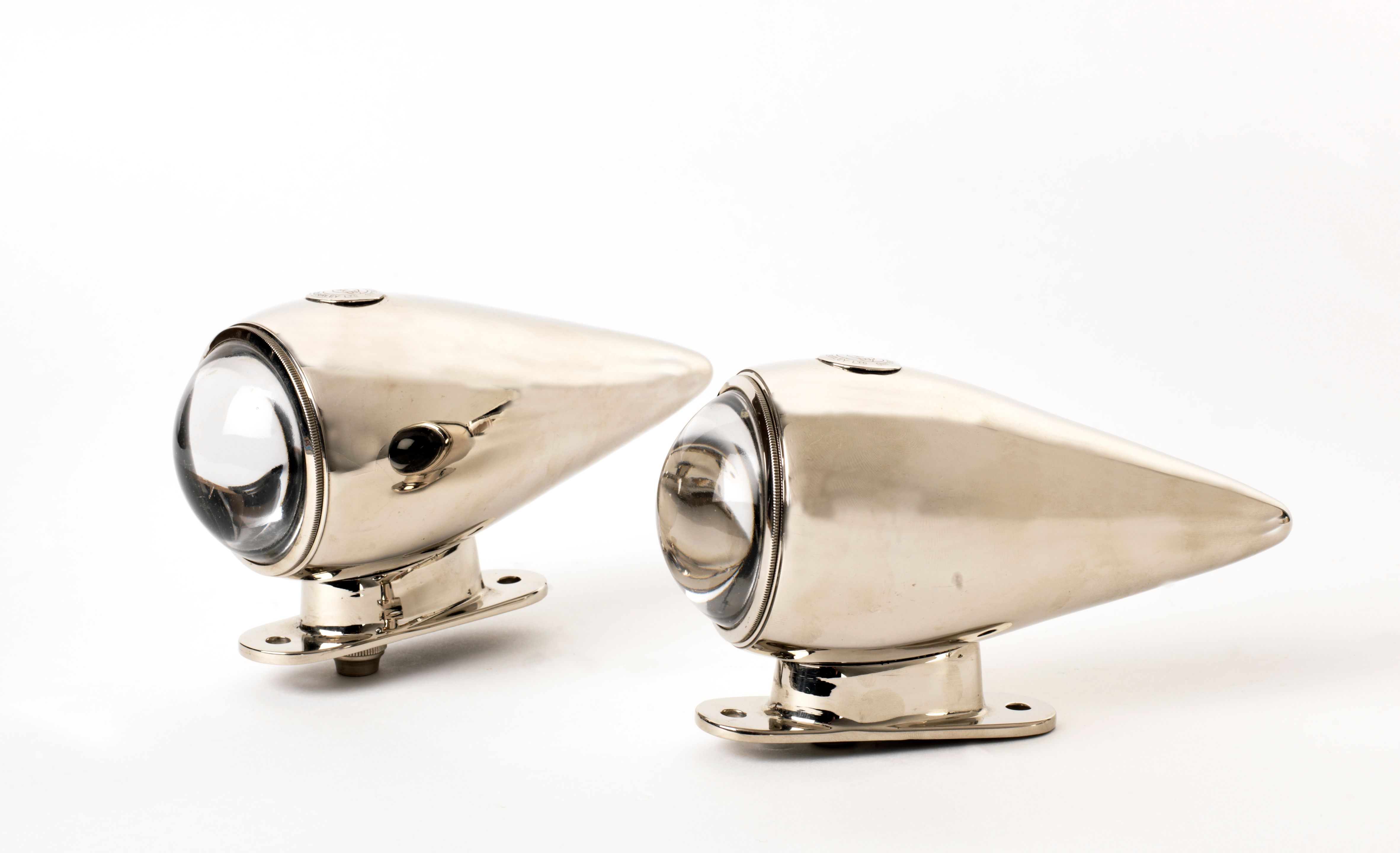 Bonhams Cars : A pair of reproduction torpedo electric sidelights by ...