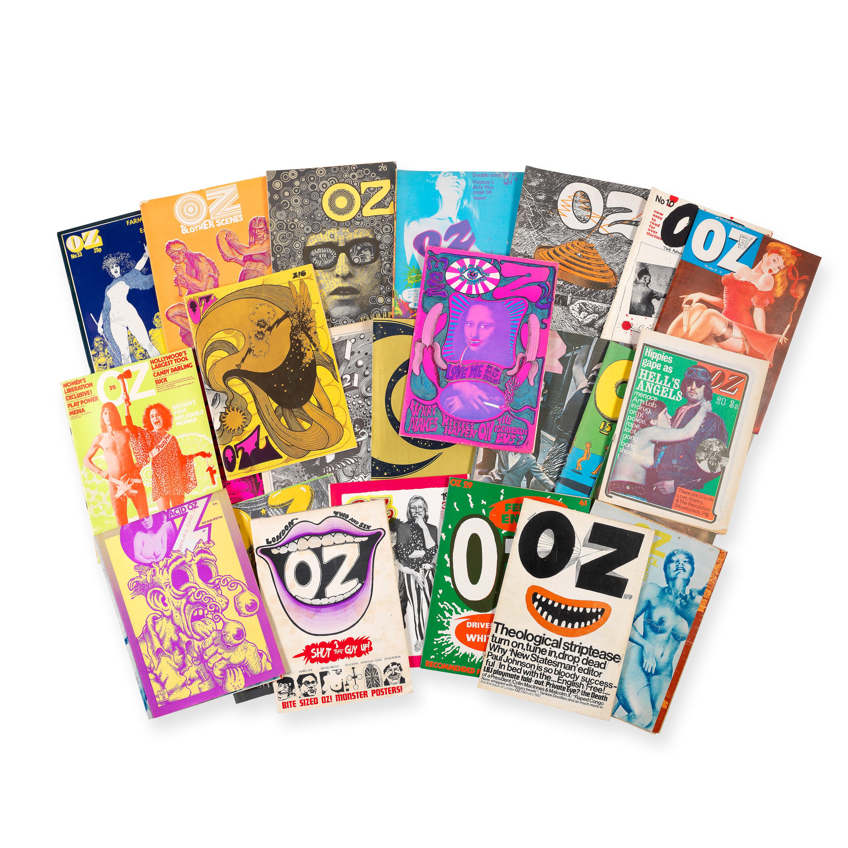 Bonhams : Oz Magazine A complete run of 'London OZ' Magazine, 1967-73 55