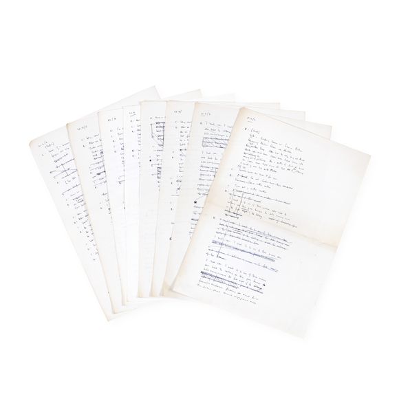 Bonhams : Sir Tom Stoppard: An Autograph Manuscript for Jumpers, circa ...