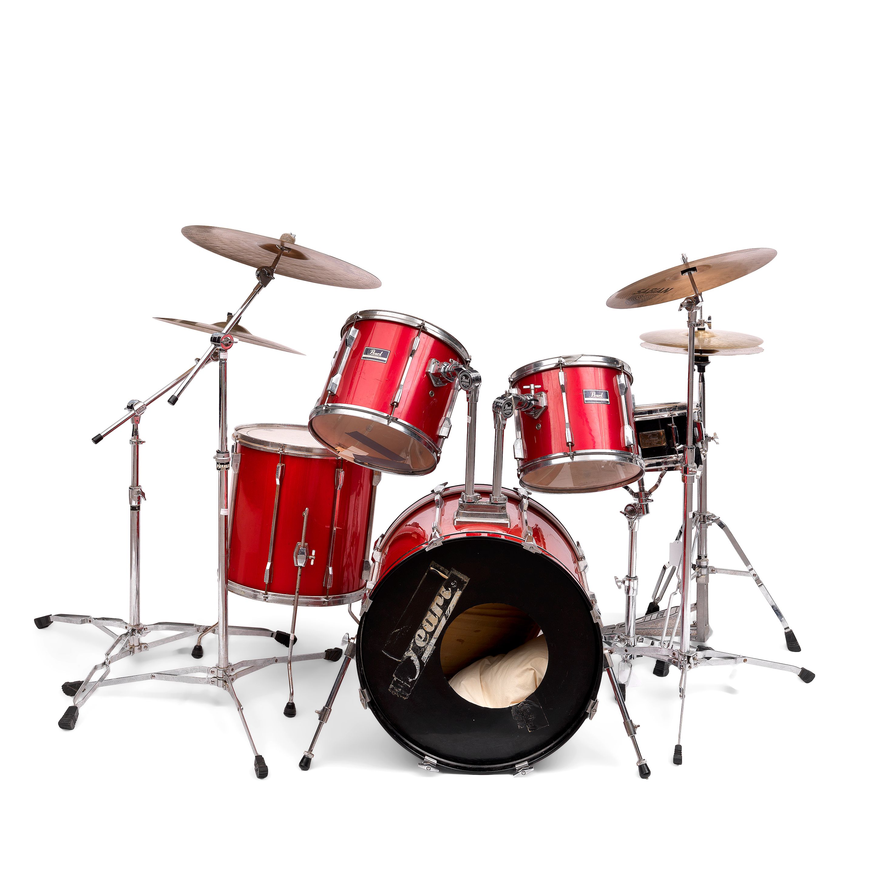 Bonhams : Oasis A complete Pearl Export Series four-piece drum Kit used ...