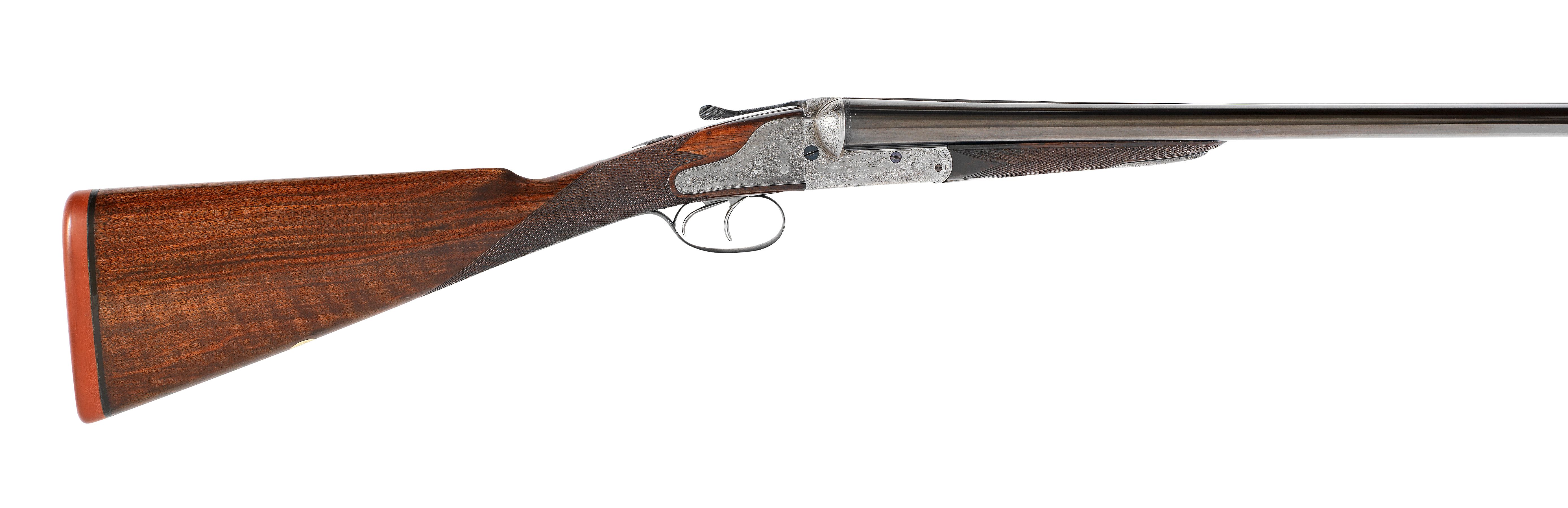 Charles Lancaster. A 12 bore side by side double boxlock ejector ...