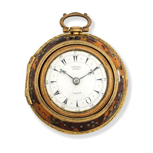 Bonhams : Edward Prior, London. A gilt key wind triple cased pocket ...