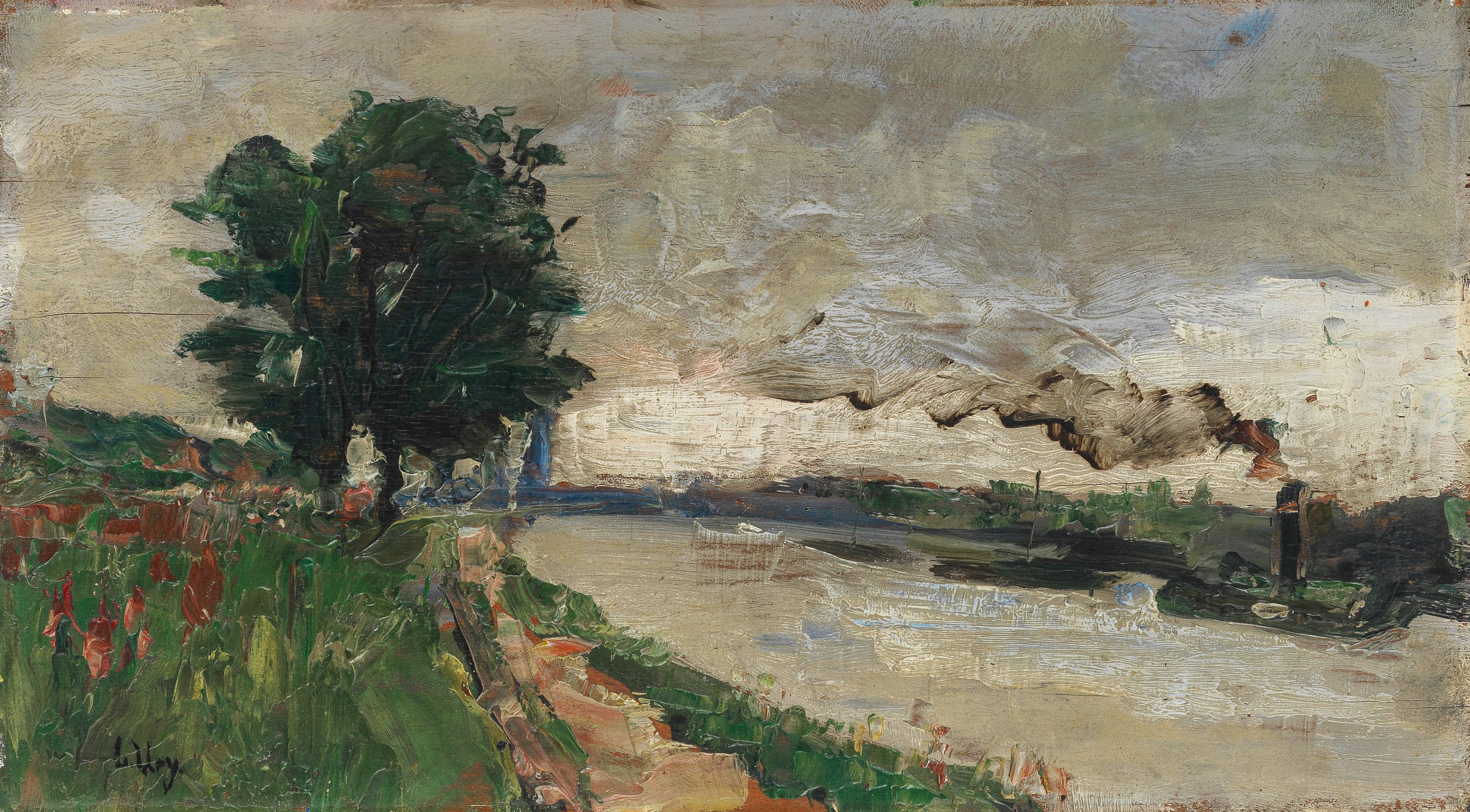 Bonhams : LESSER URY (1861-1931) Blick auf den Rhein (Painted circa 1924)