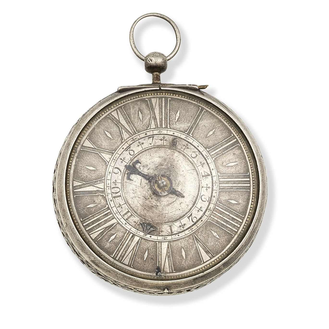A silver key wind alarm pocket watch - auctions & price archive