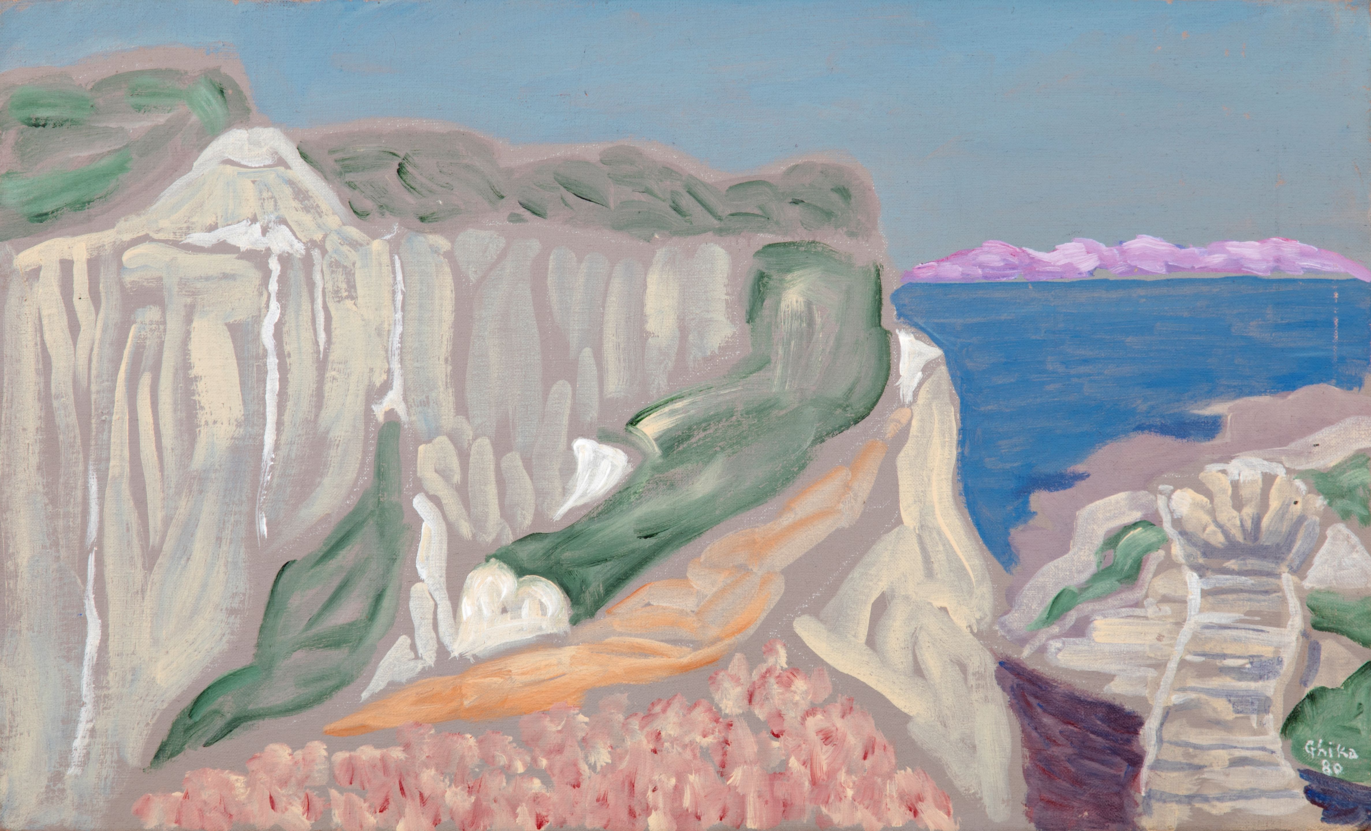 Bonhams : Nikos Hadjikyriakos-Ghika (Greek, 1906-1994) Falaises et mer ...