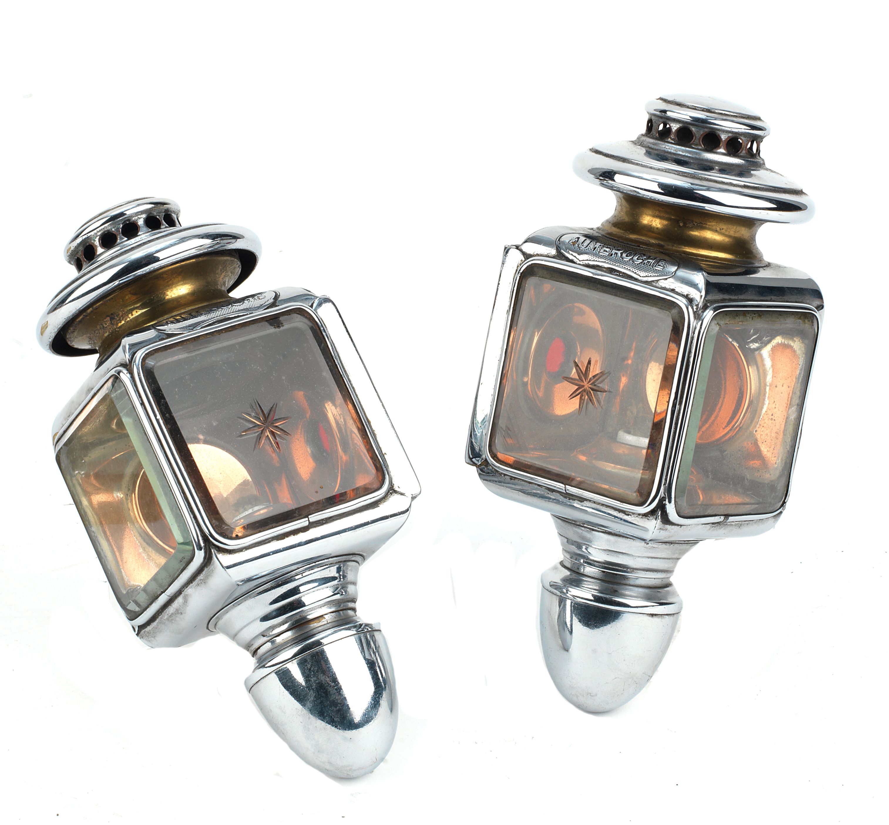 Bonhams Cars : A pair of 'Auteroche' oil-illuminating opera lamps ...